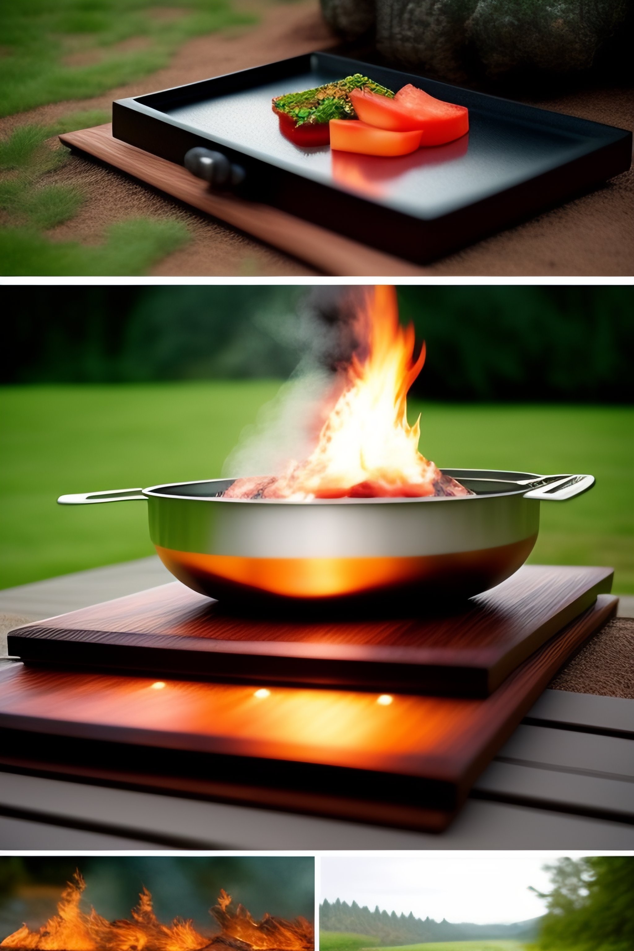 Lexica - Design an image of a compact and portable fire scale with ...