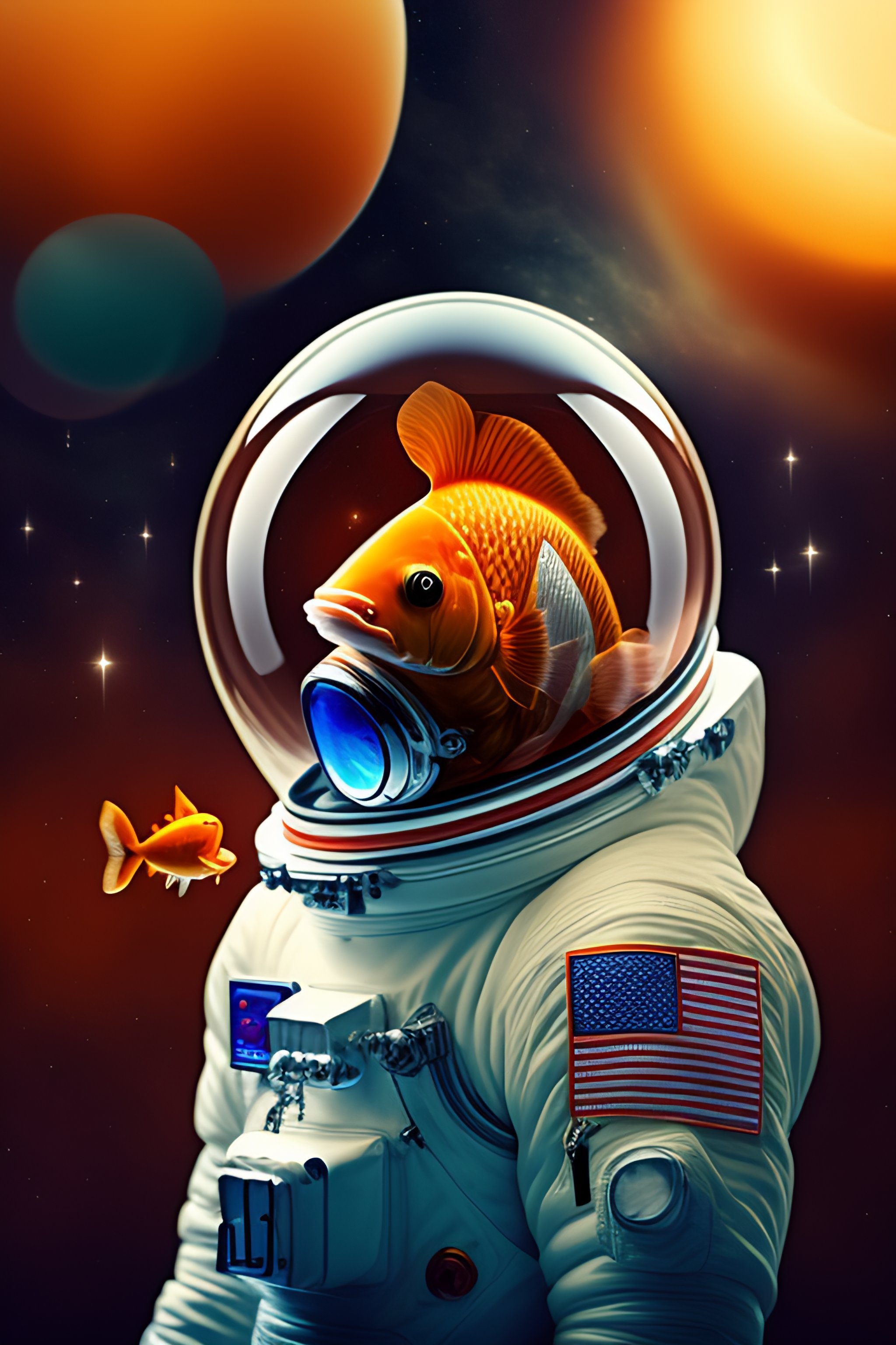 Astronaut Goldfish