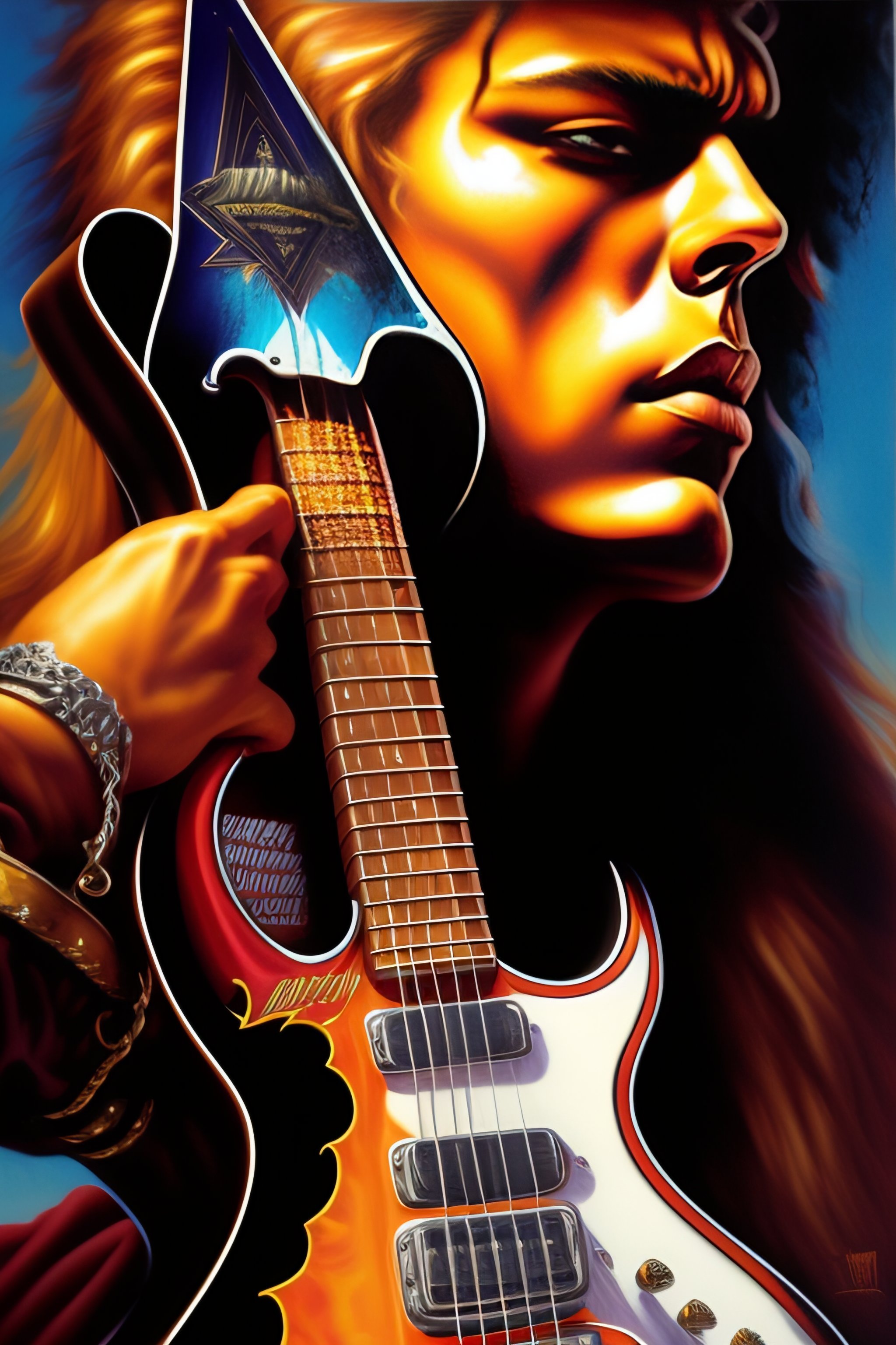 Lexica - Metallica style poster from the 1990s, a broken in half ...