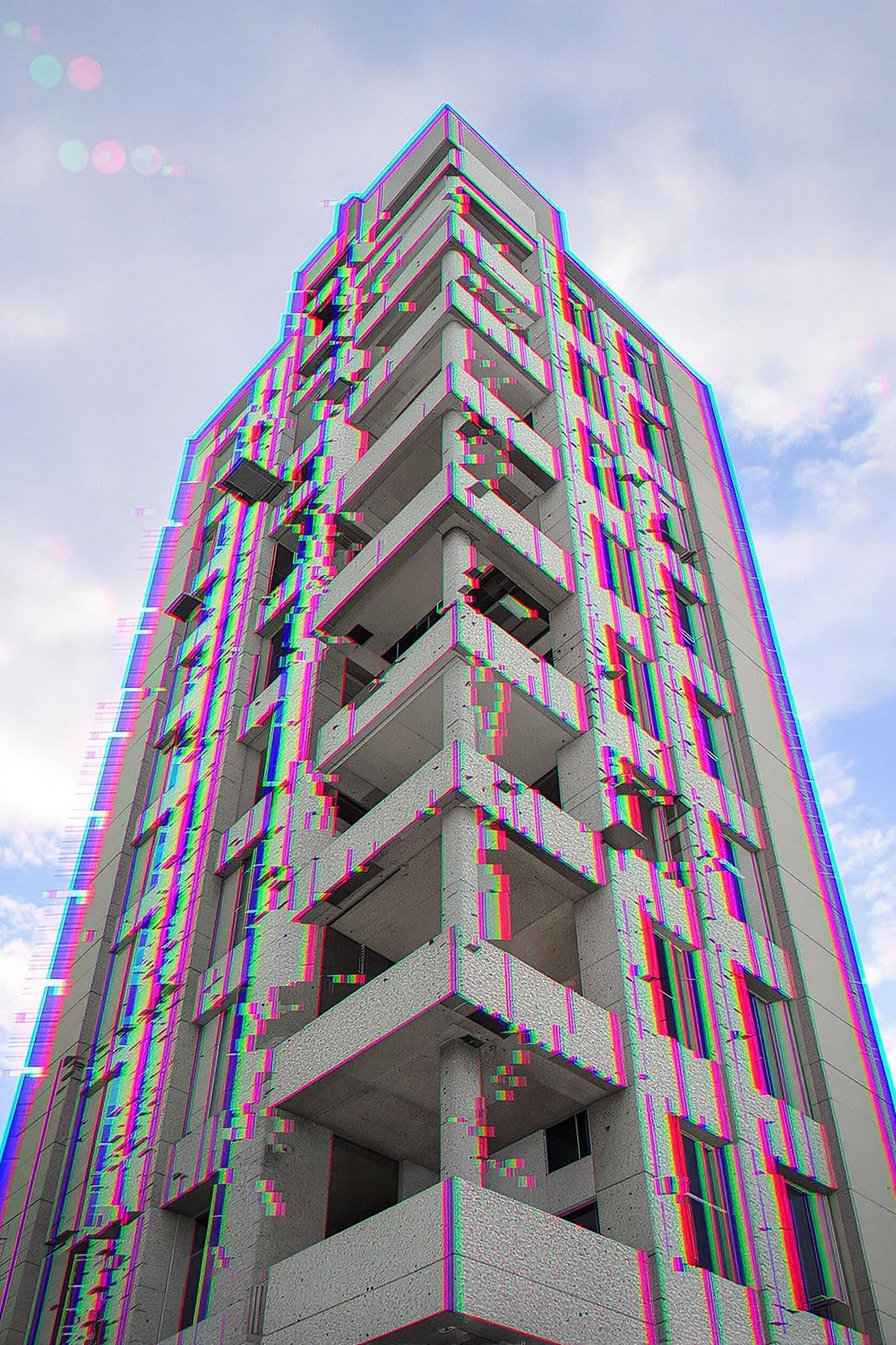Lexica - Entropic decay, glitch art.