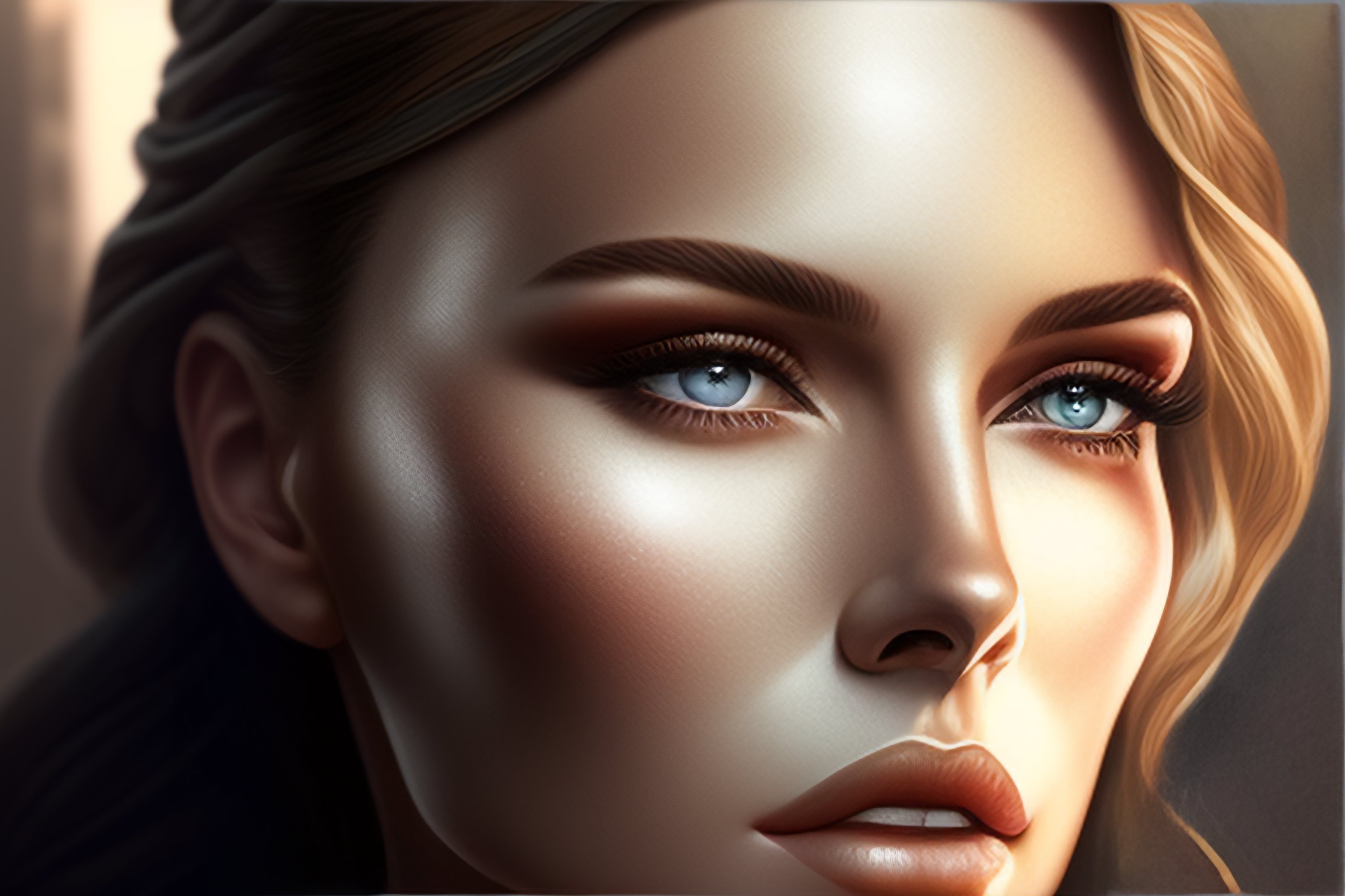 Lexica - Porcelain look frozen in time, smooth soft skin, symmetrical ...