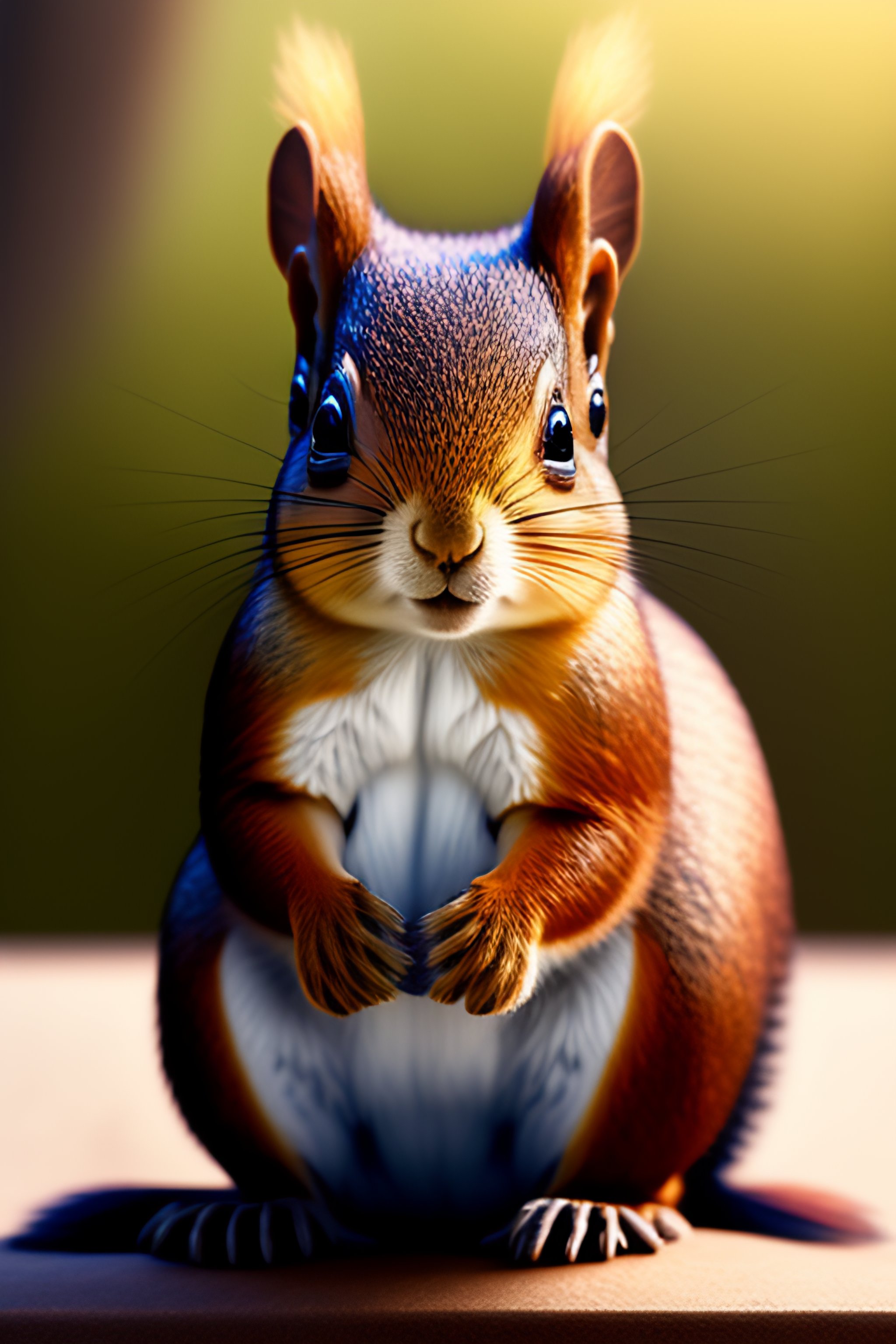 Lexica - Photo of a cute squirrel in the style of stefan kostic ...