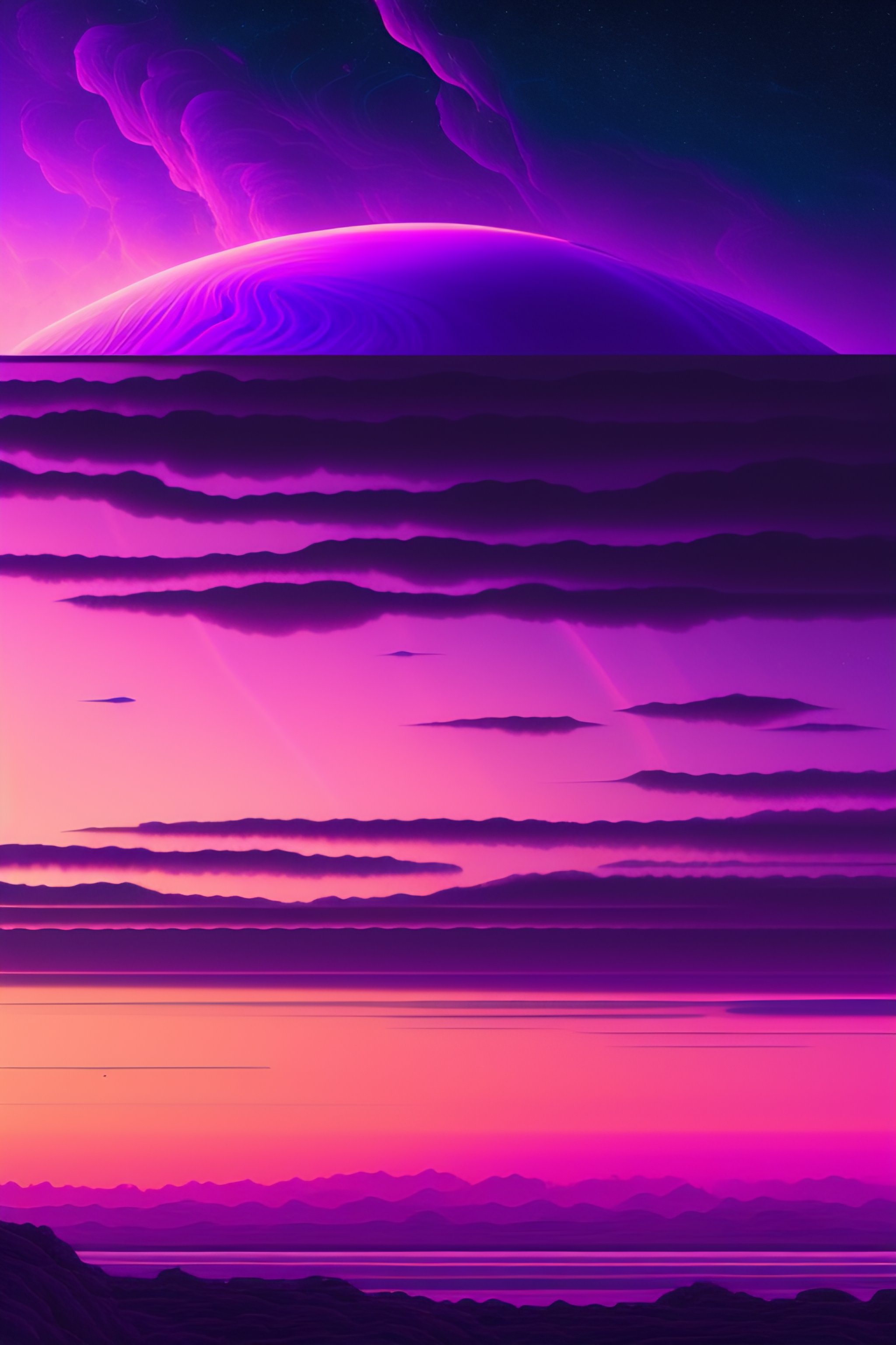 Lexica - Llustration of jupiter clouds by dan mumford, pink planets ...