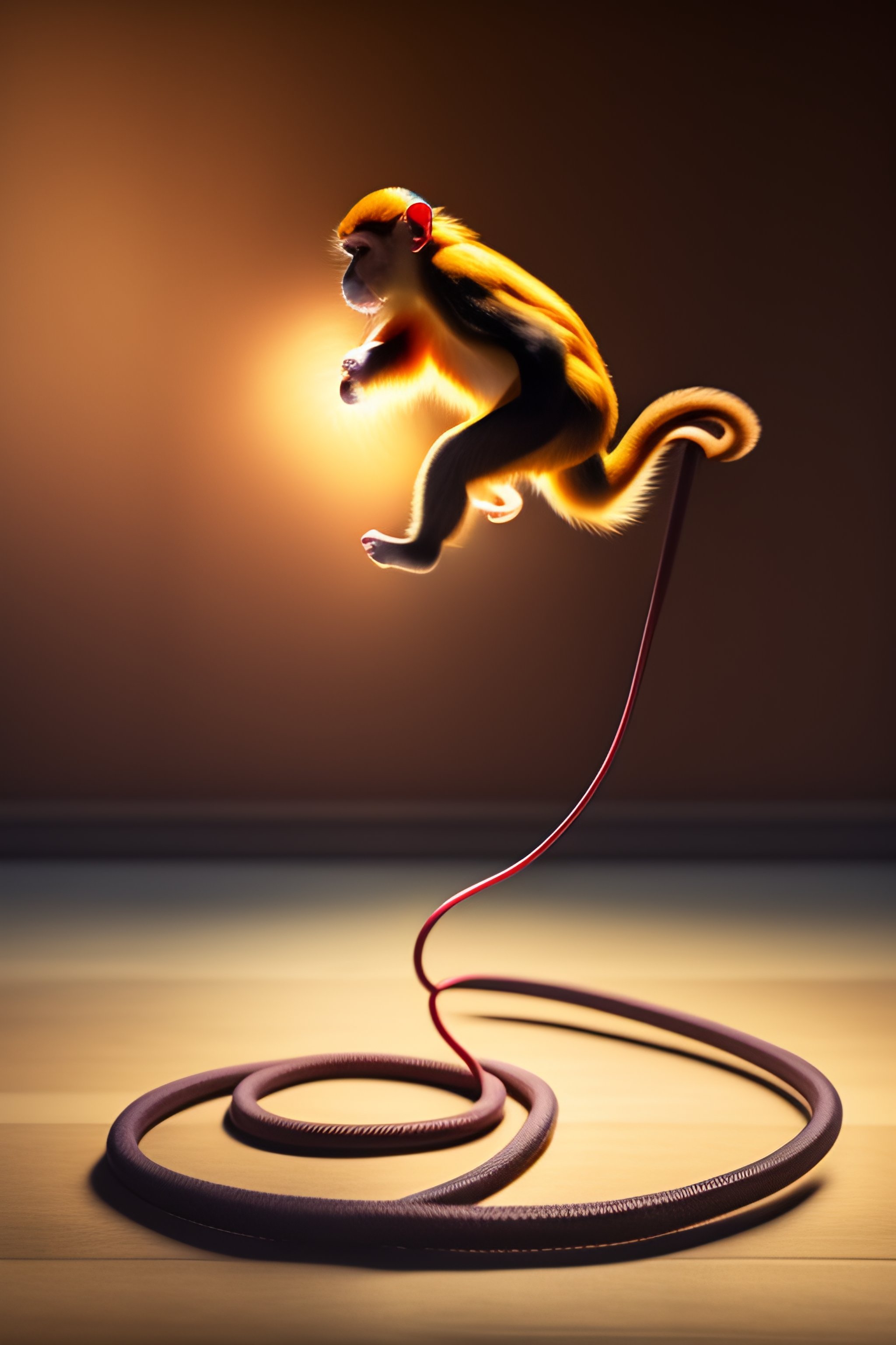 Lexica - Monkey jumping rope