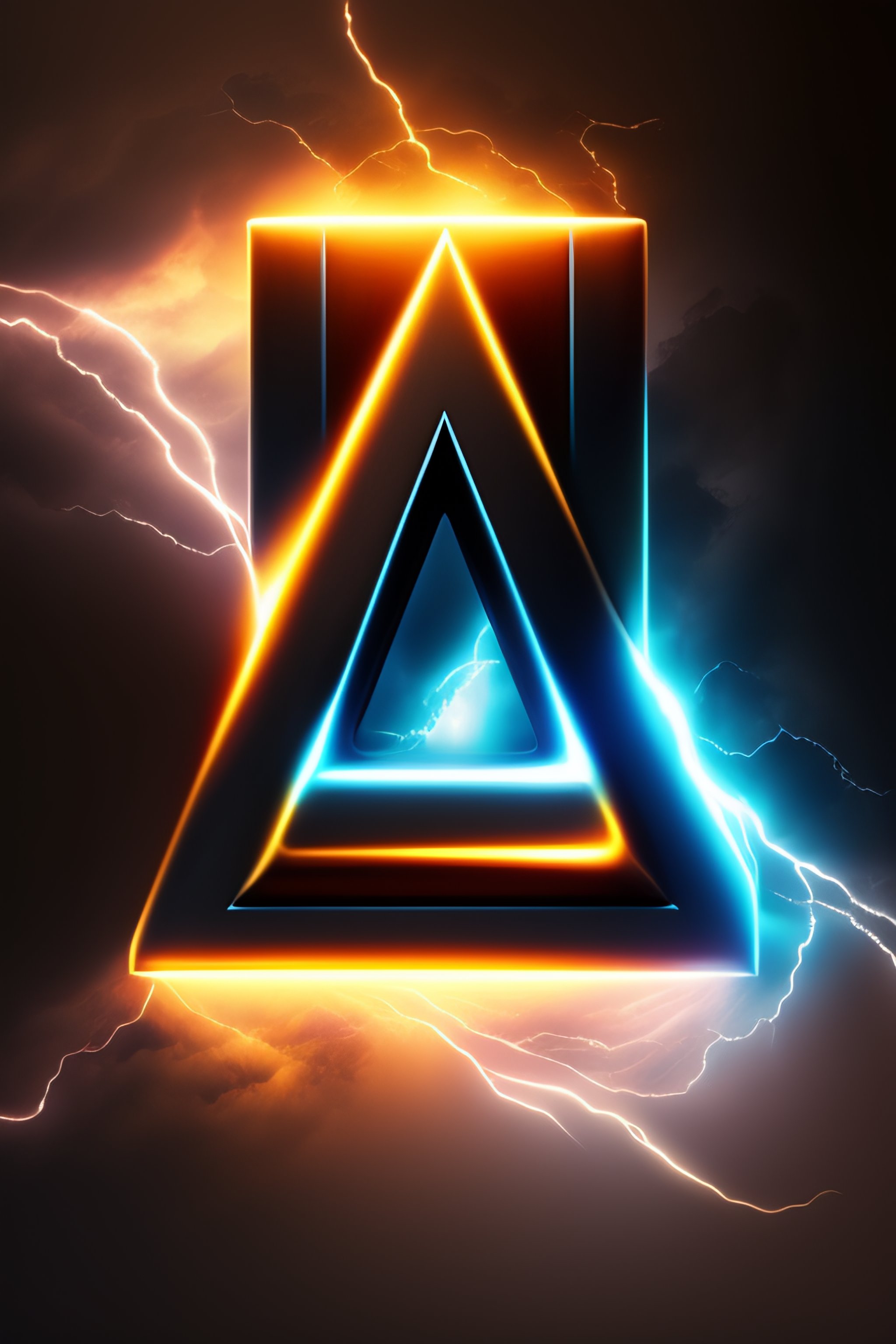 Lexica - Make an image of the greek letter Φ lightning details and the ...