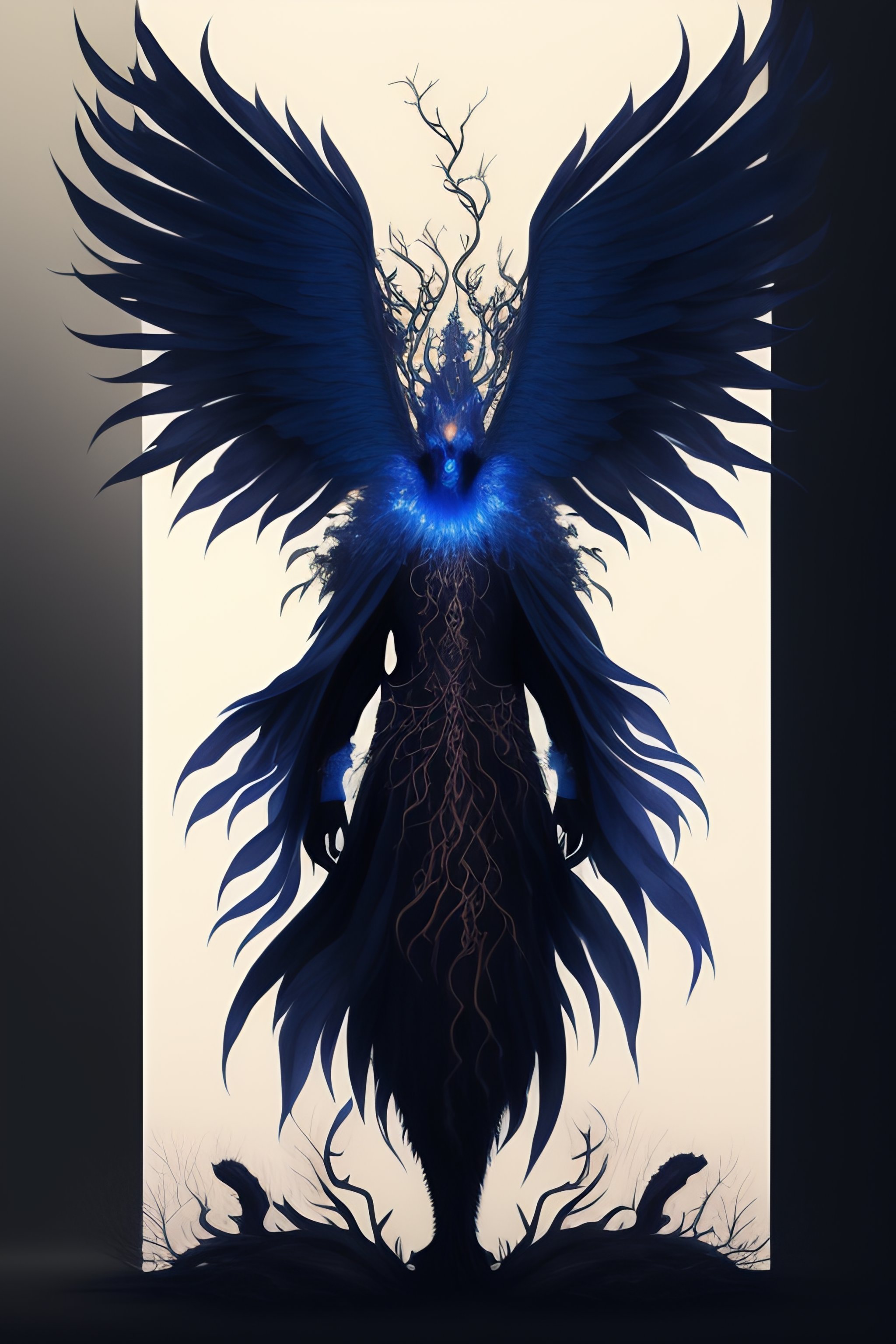 Lexica - Fullbody creature concept bony demon of pride looks like a ...