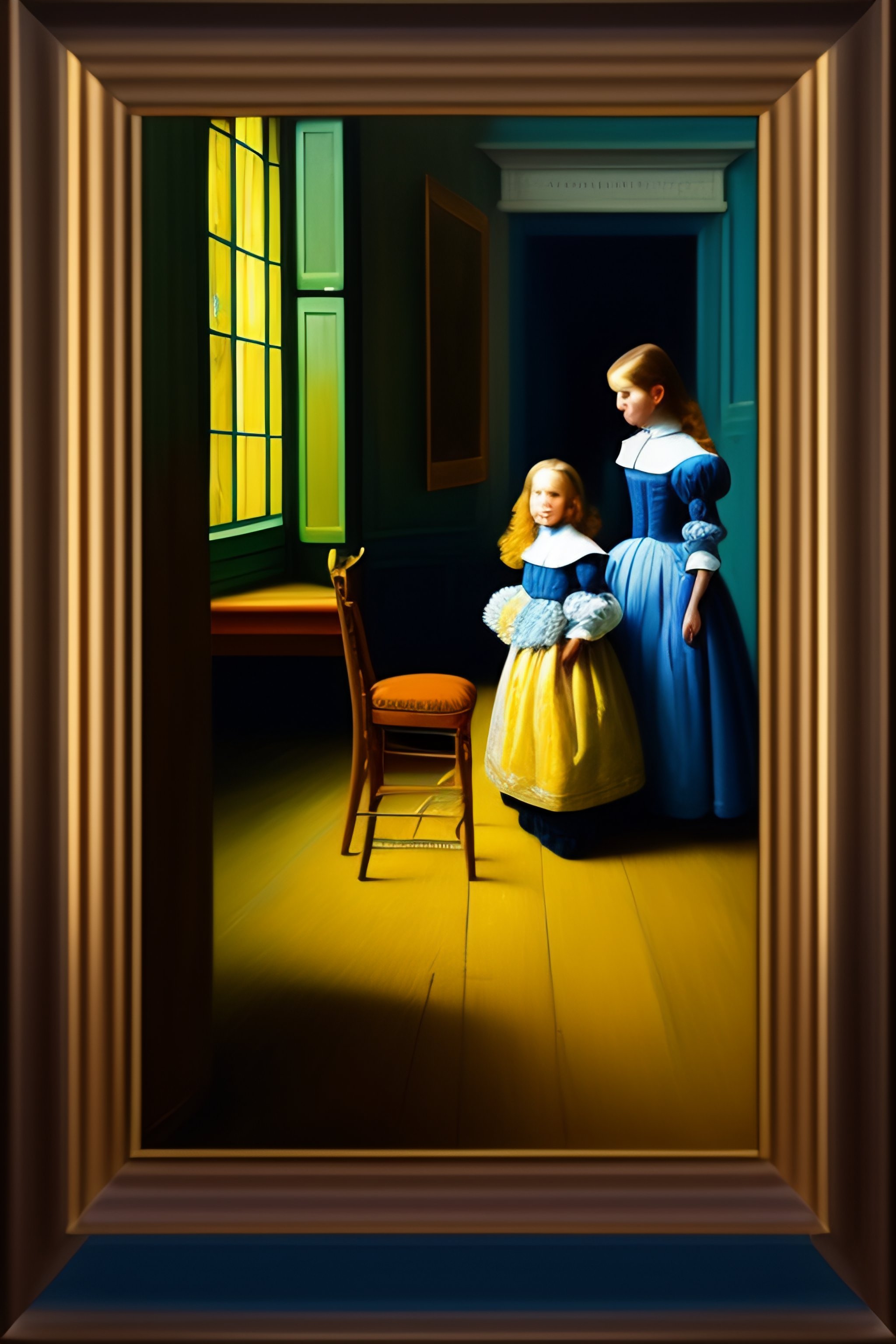 Lexica - Las meninas as in van gogh