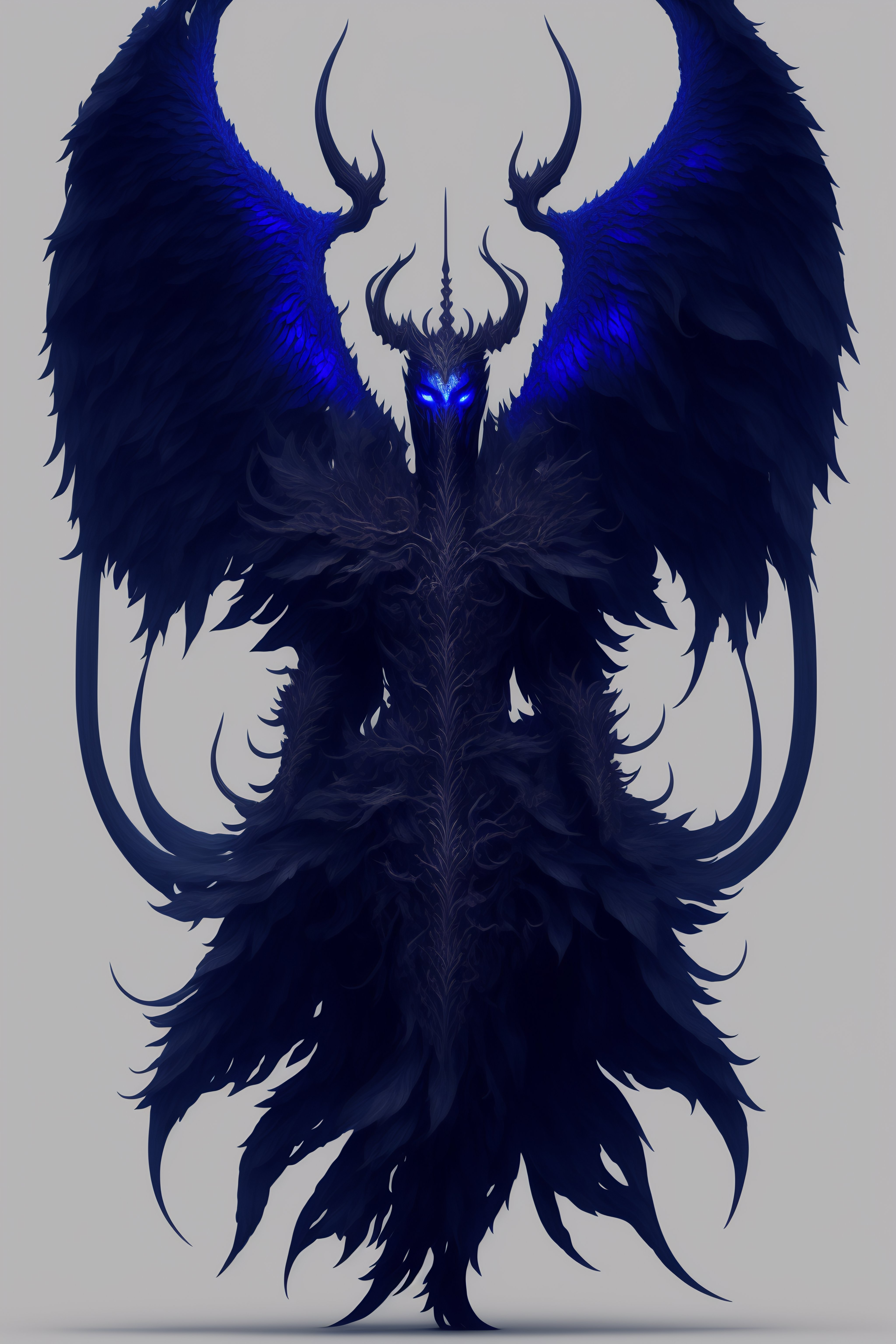 Lexica - Fullbody creature concept demon of pride looks like a ...