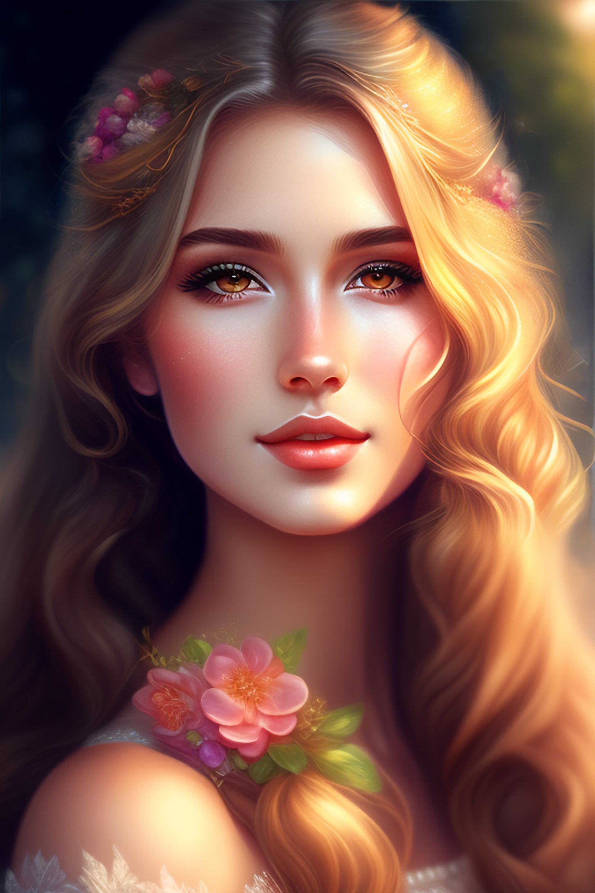 Lexica - Realistic beautiful gorgeous natural cute, fantasy, elegant ...