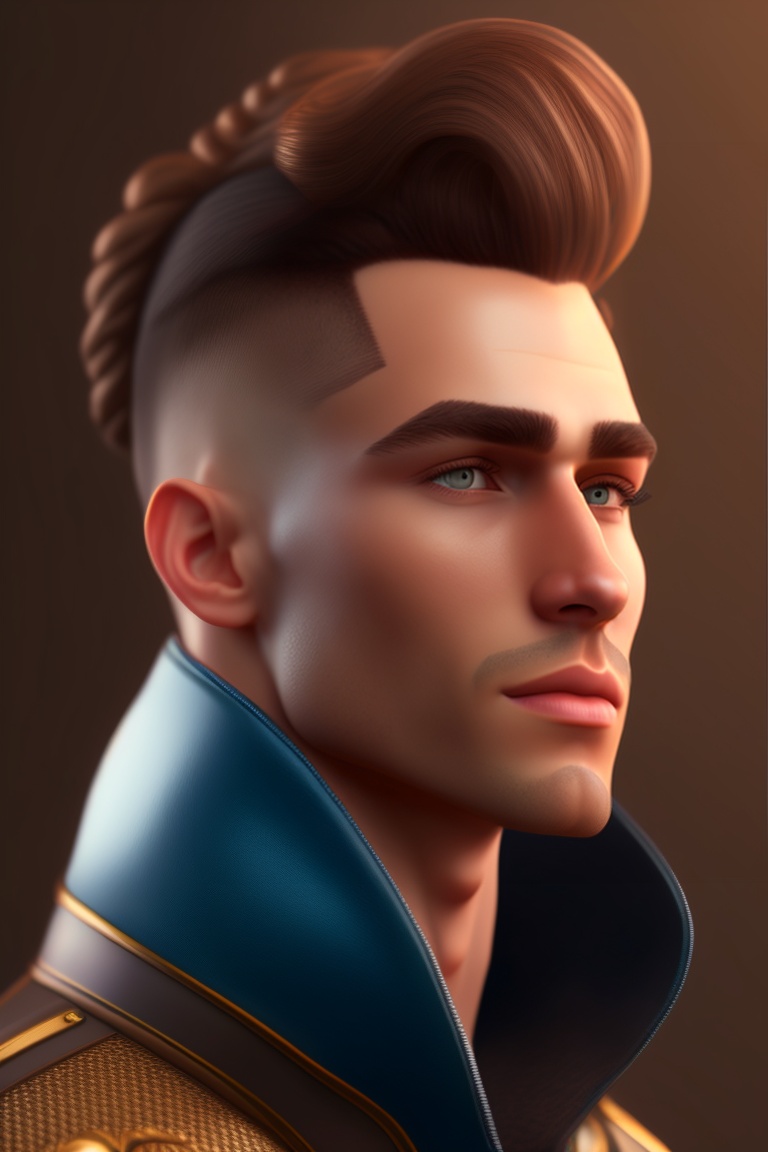 Lexica - Young man, render with cinema 4d, realistic render, detailed ...