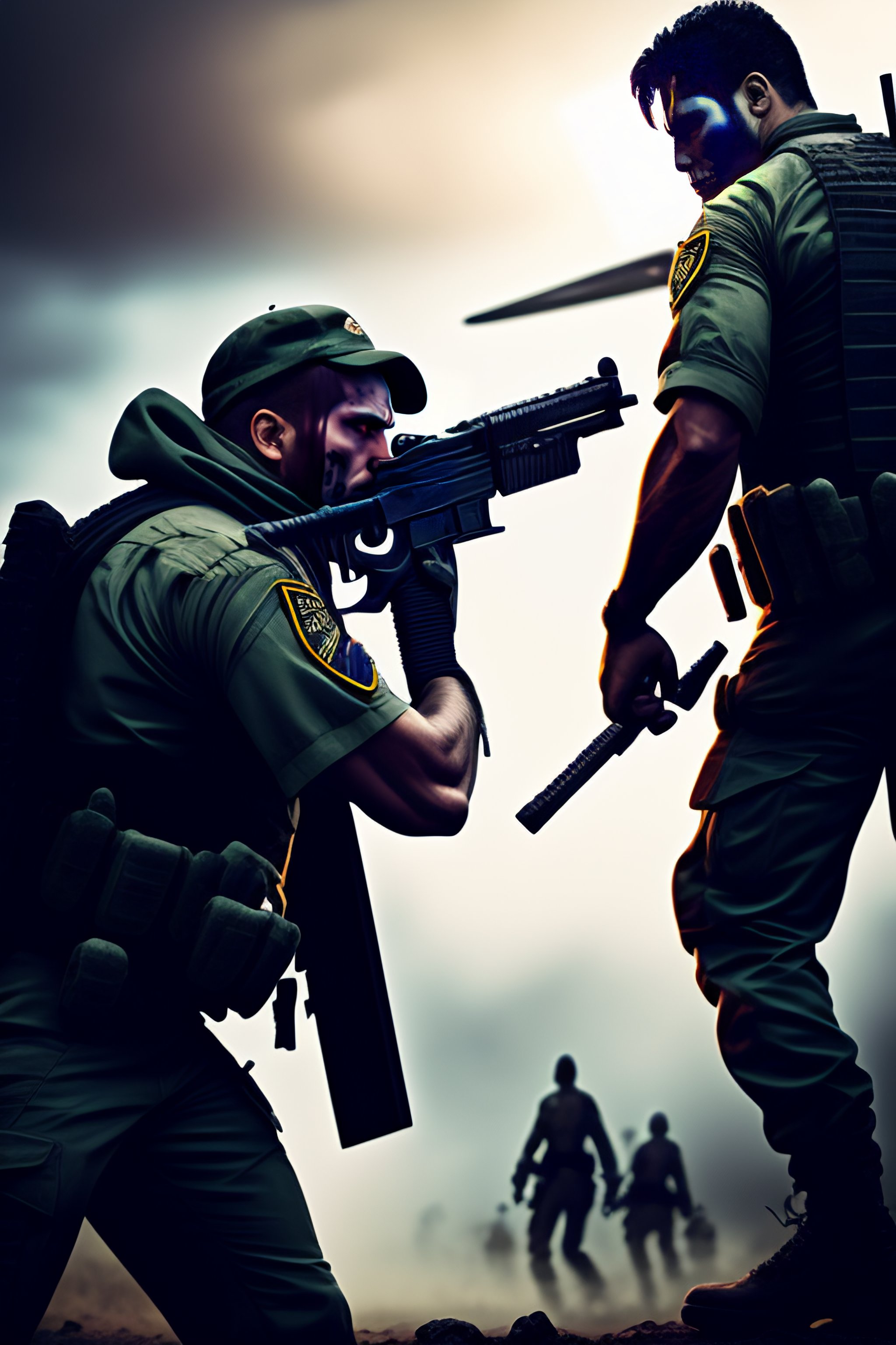 Lexica - Zombie fight with swat