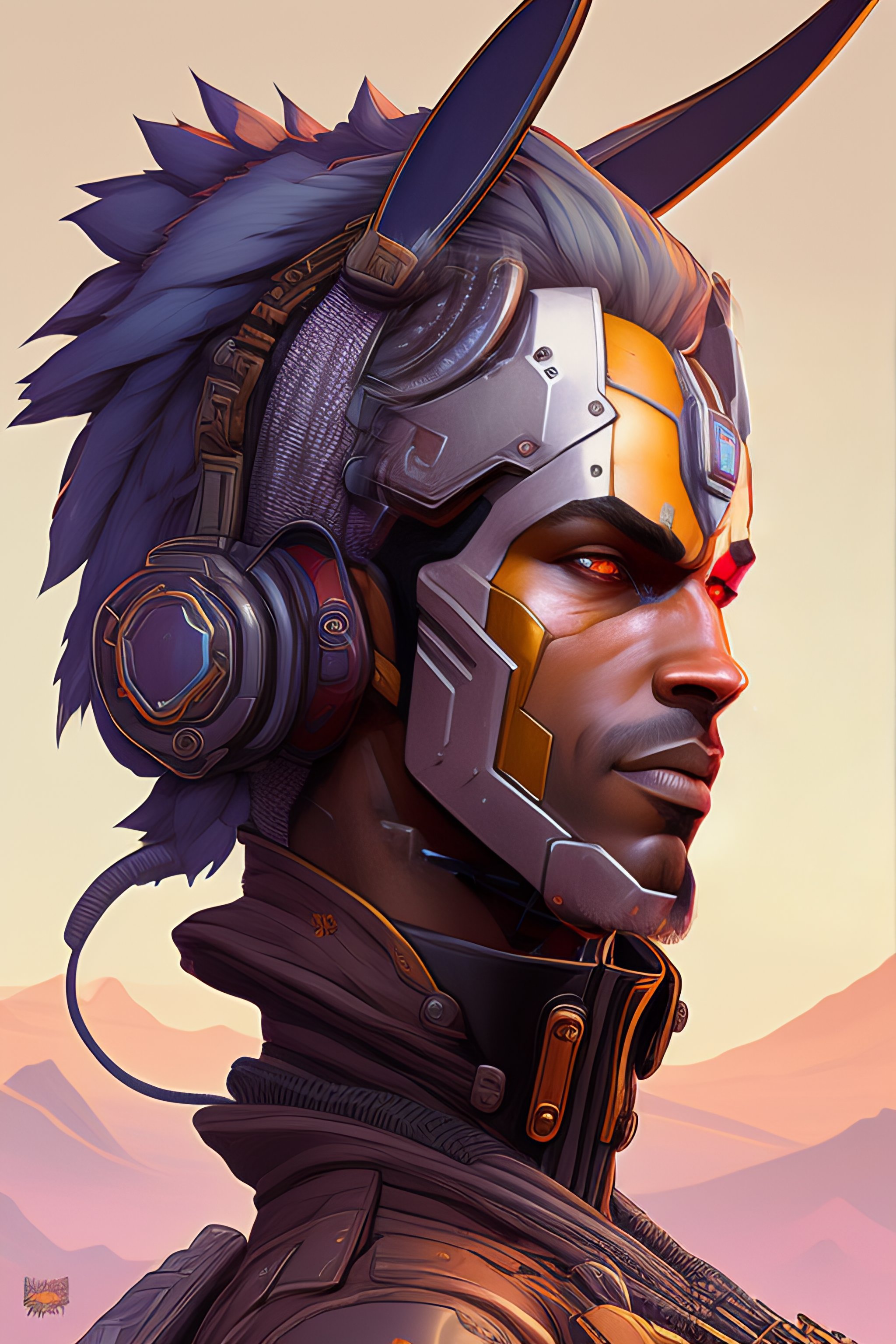 Lexica - A study of cell shaded portrait of james cameron cyborg as ...