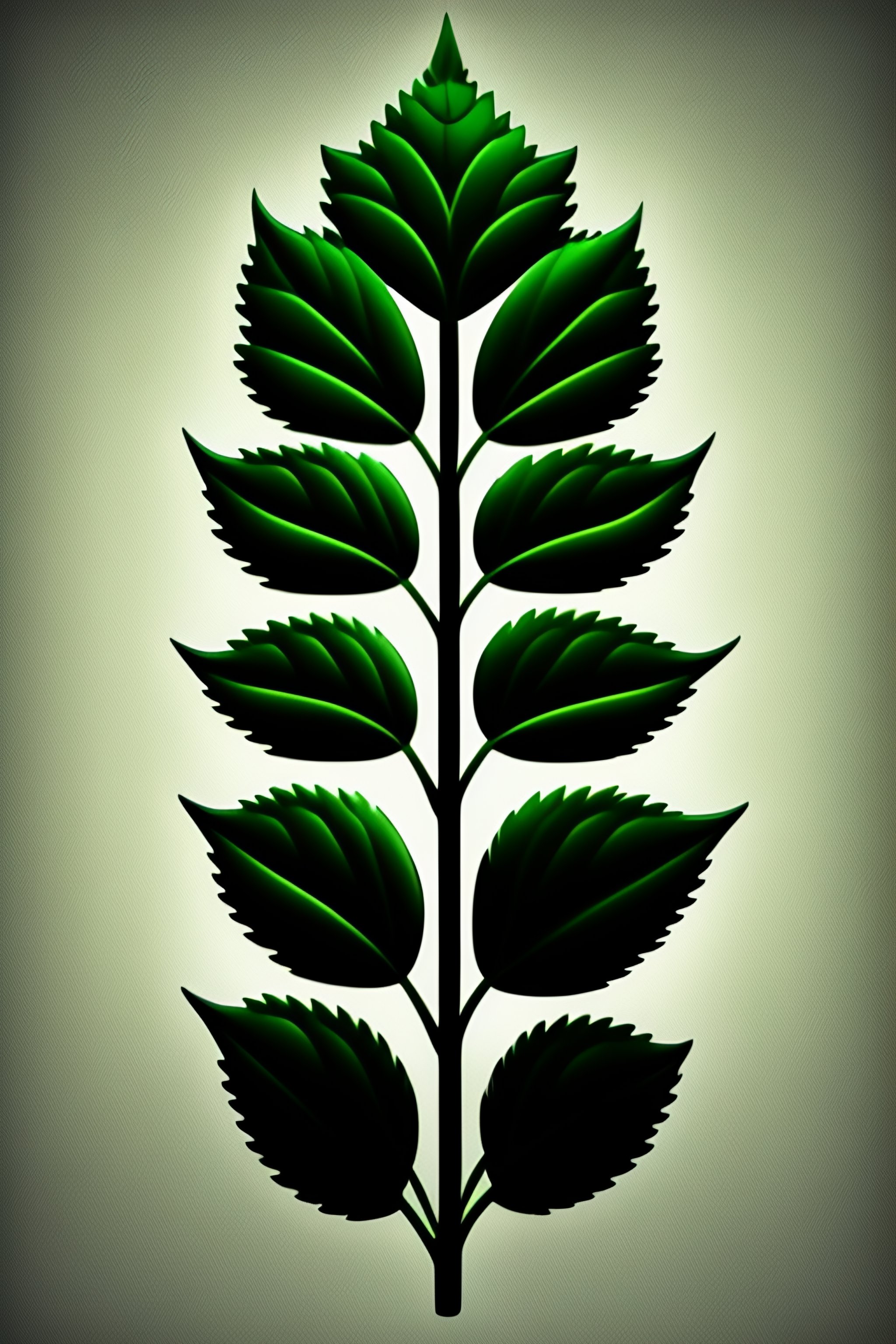 Lexica - Nettle plant black only vector icon