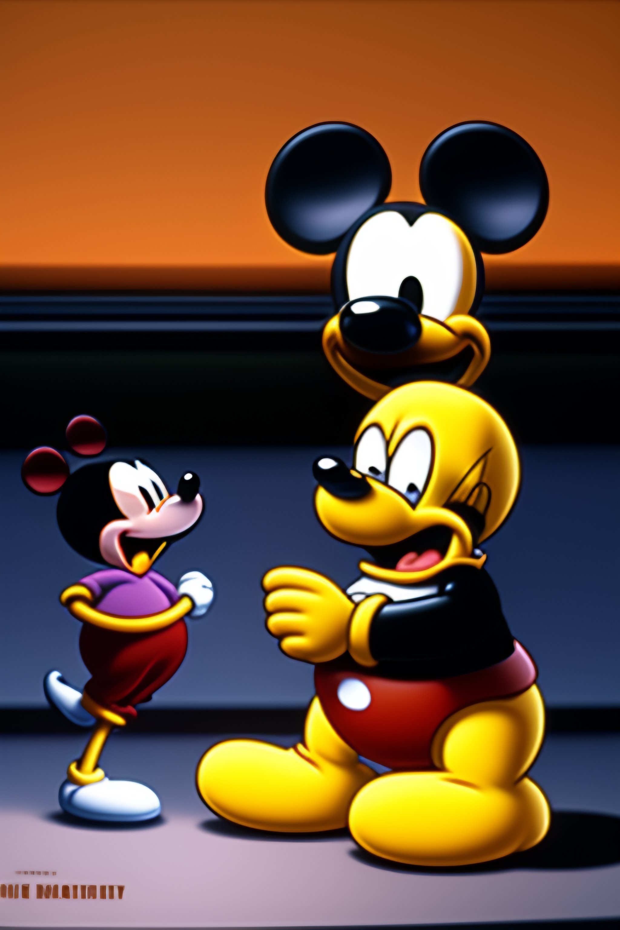 Lexica - Mickey mouse killing homer simpson