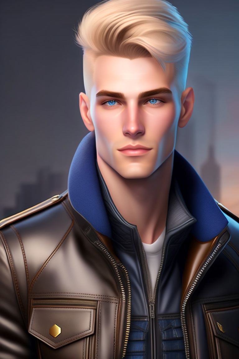 Lexica - Handsome, slender build, medium height, with short-cropped ...