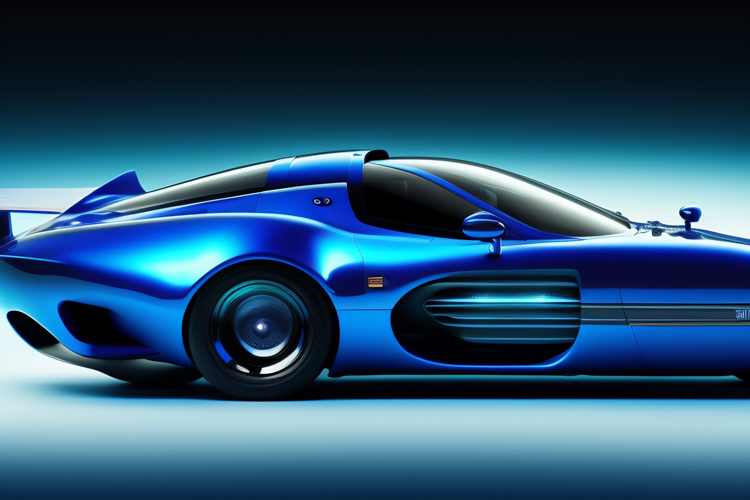 Lexica - Neo - futuristic blue car, cybernetics, neo - futuristic ...