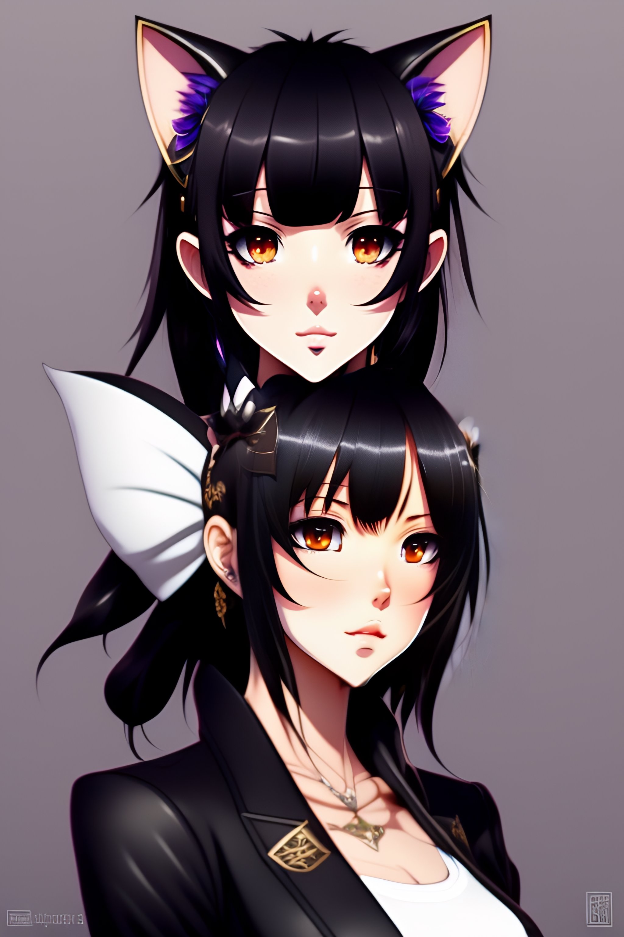 Lexica - Anime , cat brown ears, brown hair , brown eyes , the nana ...