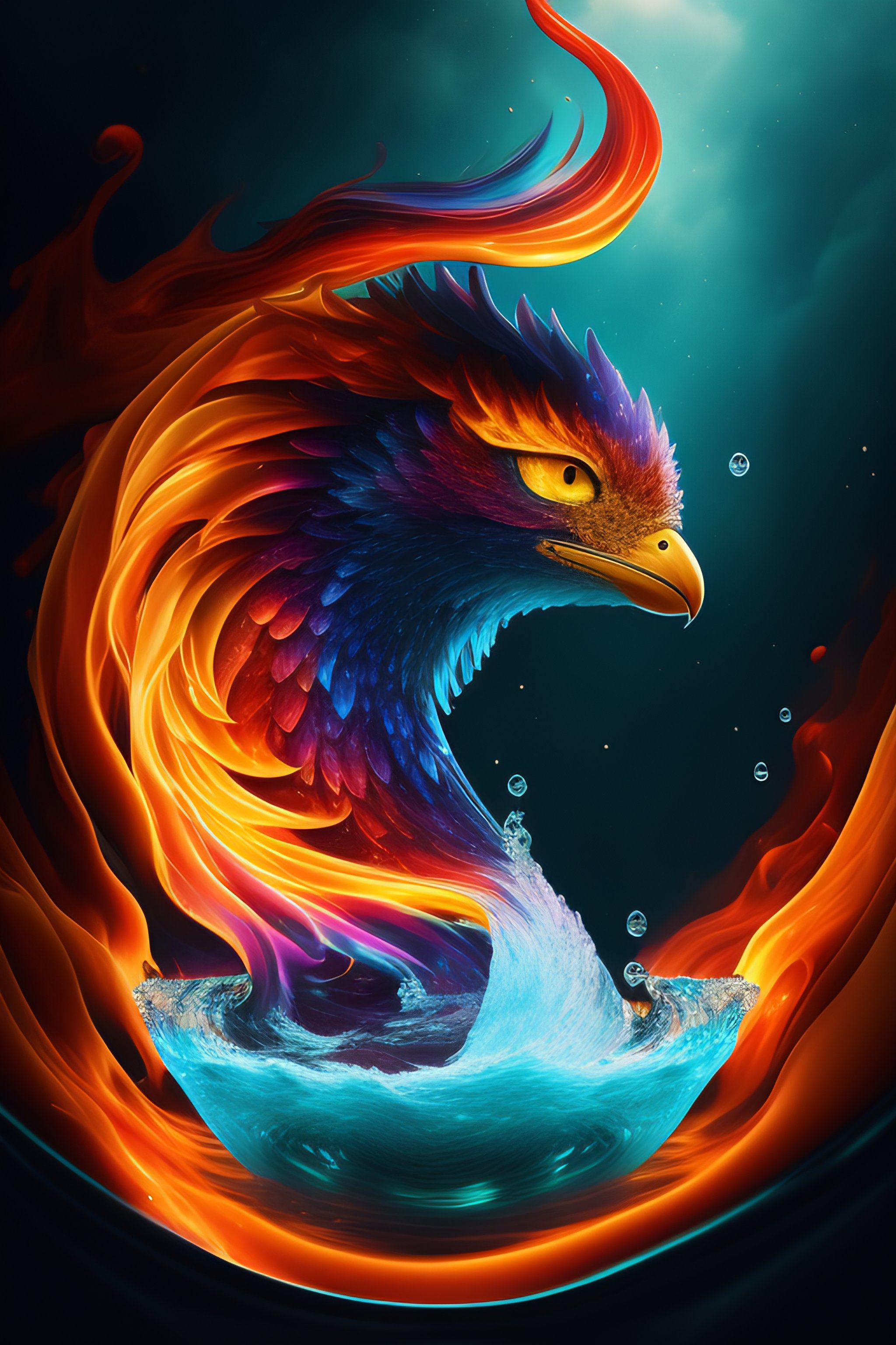 Lexica - Water element phoenix