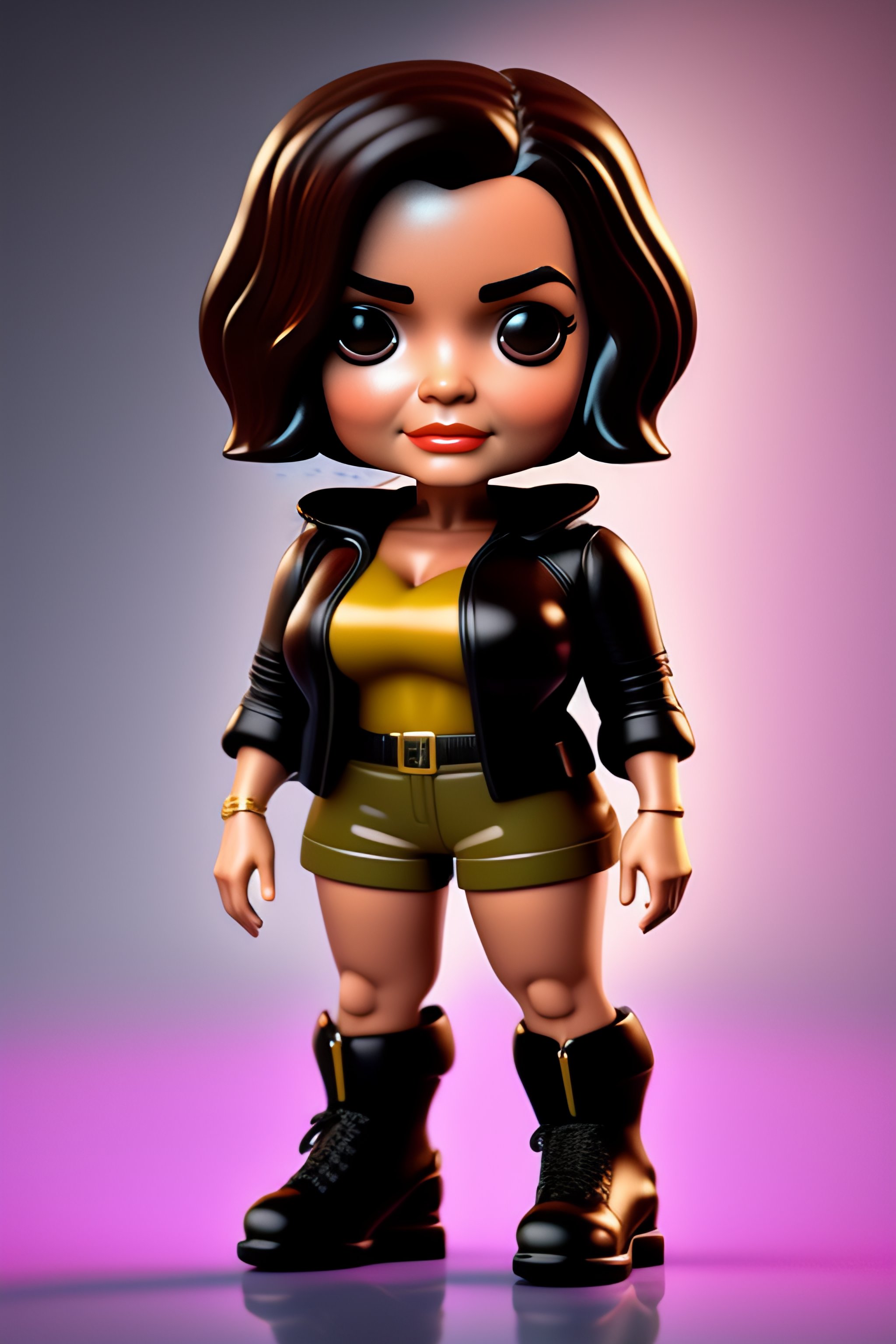 Lexica - Full body 3d render of funko pop julia roberts