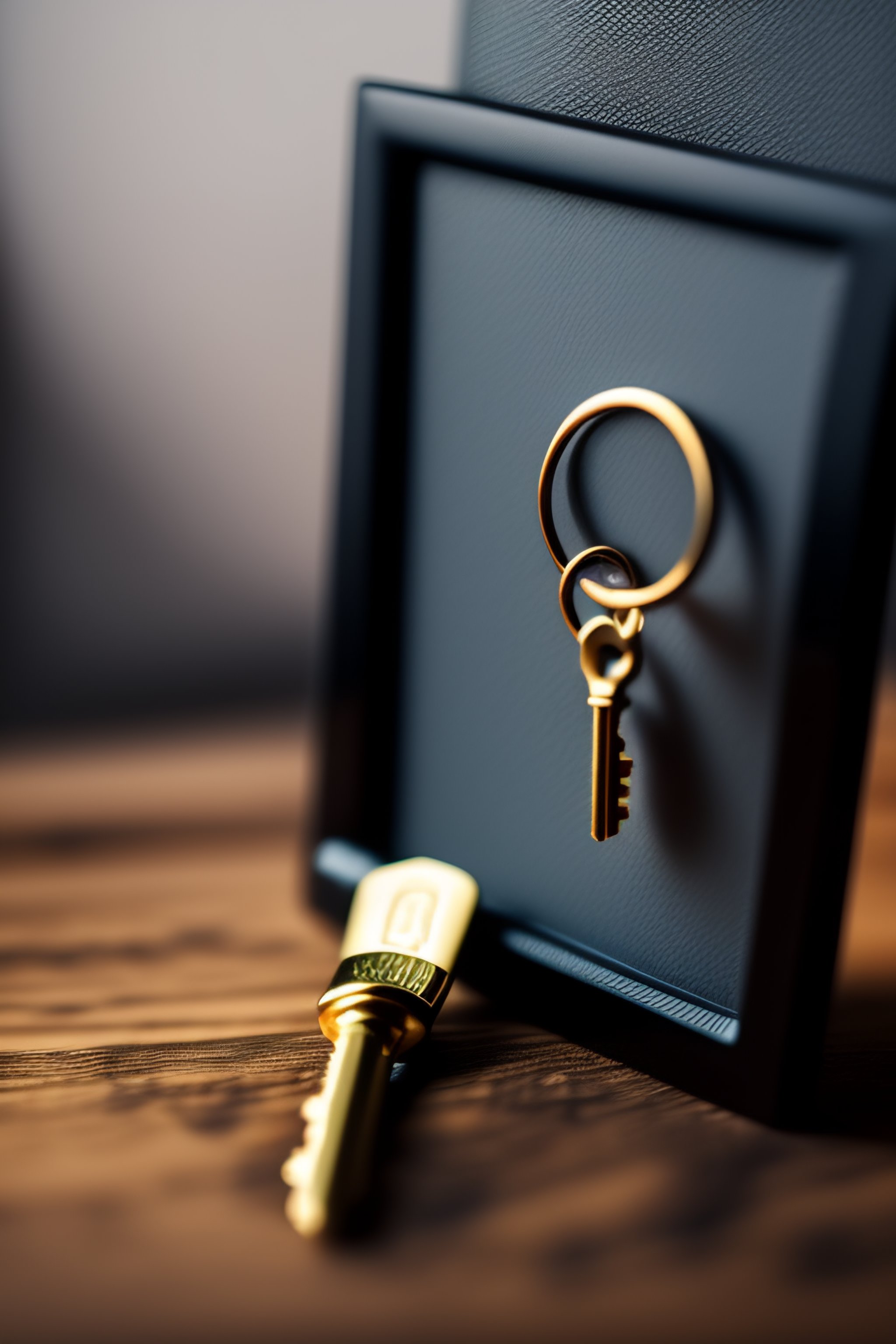 Lexica - A black background with a frame of keys