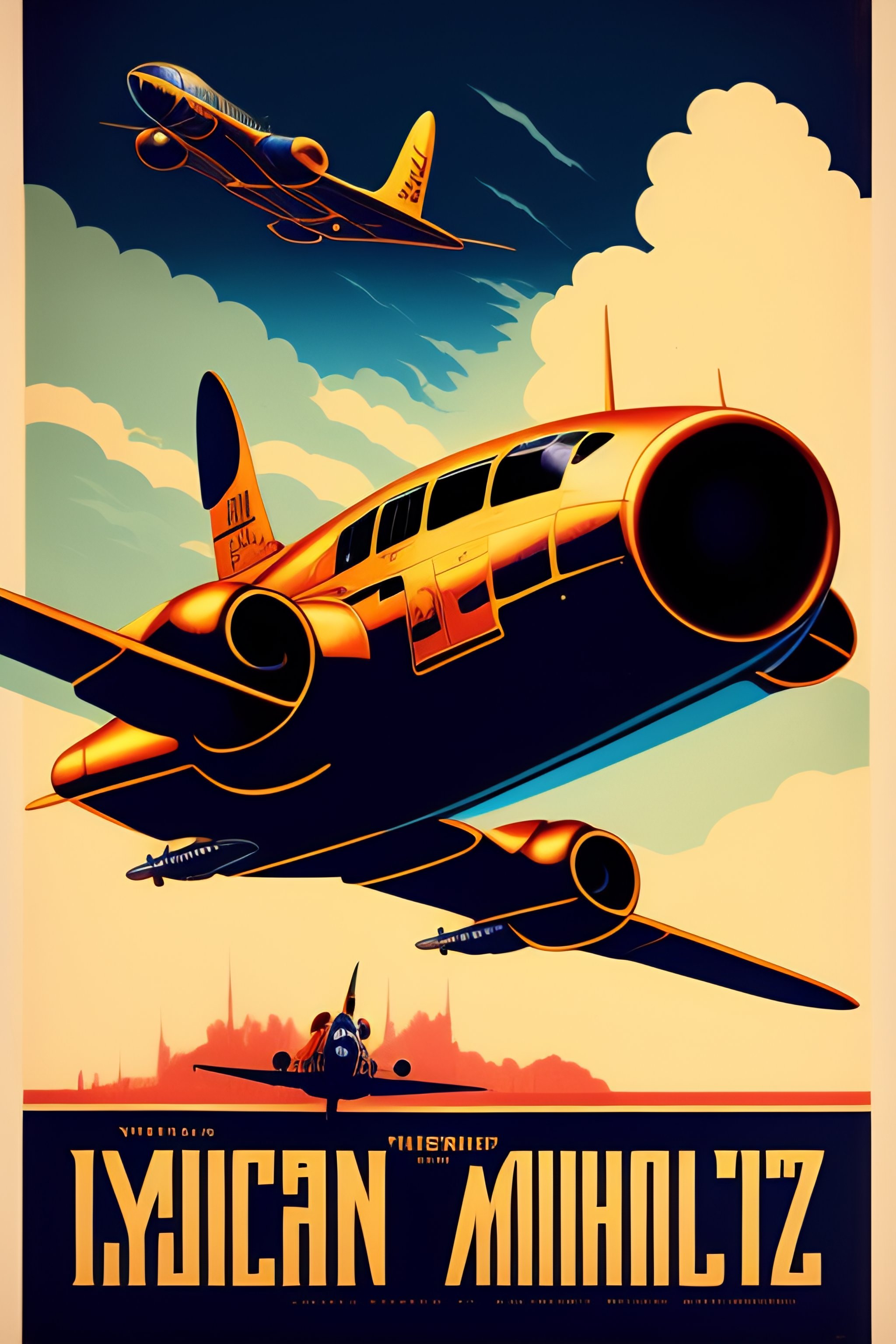 Lexica - Vintage Poster Medium Shot 1820, futuristic cyberpunk ...