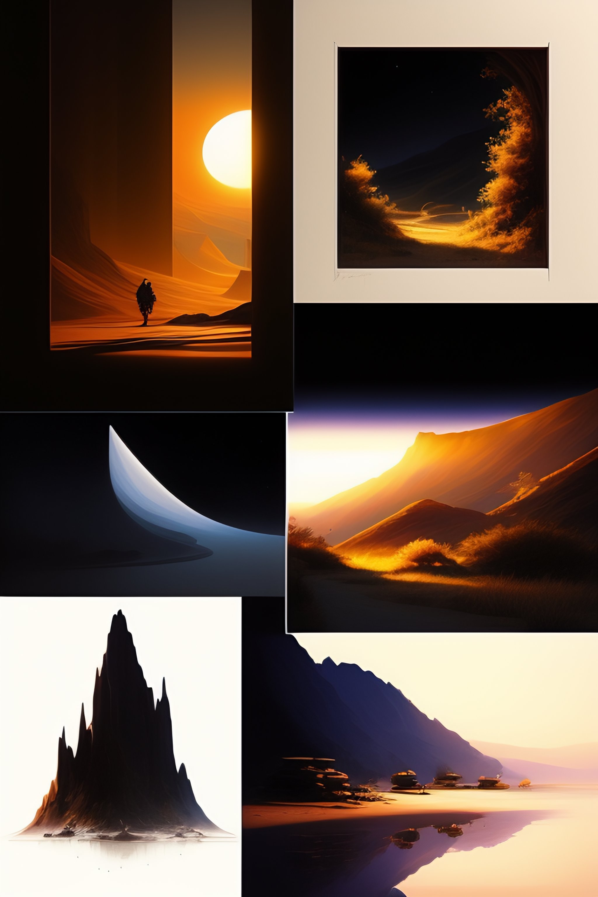 Lexica - Sketches of a by concept artists, blunt borders, rule of ...
