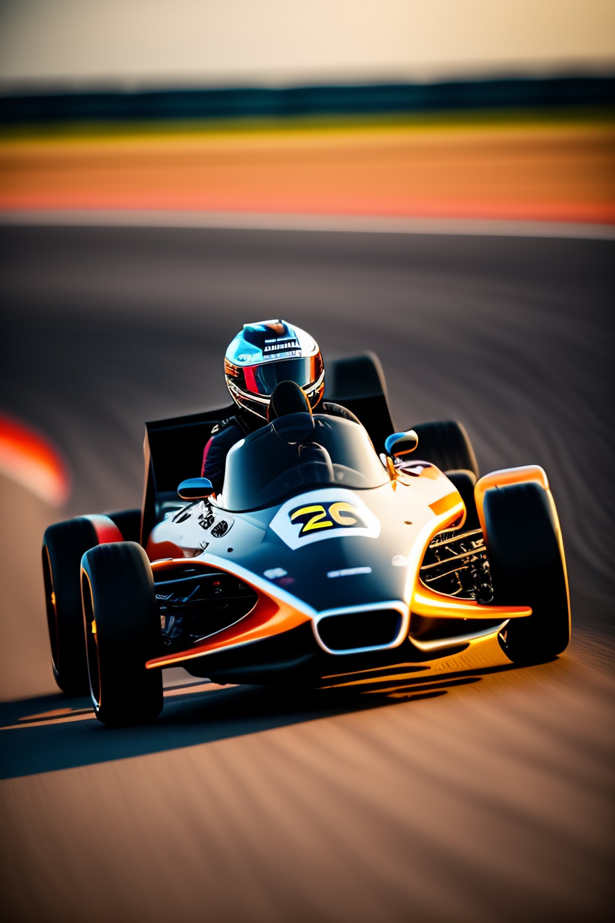 Lexica - A go professional go-kart driving at Zandvoort circuit