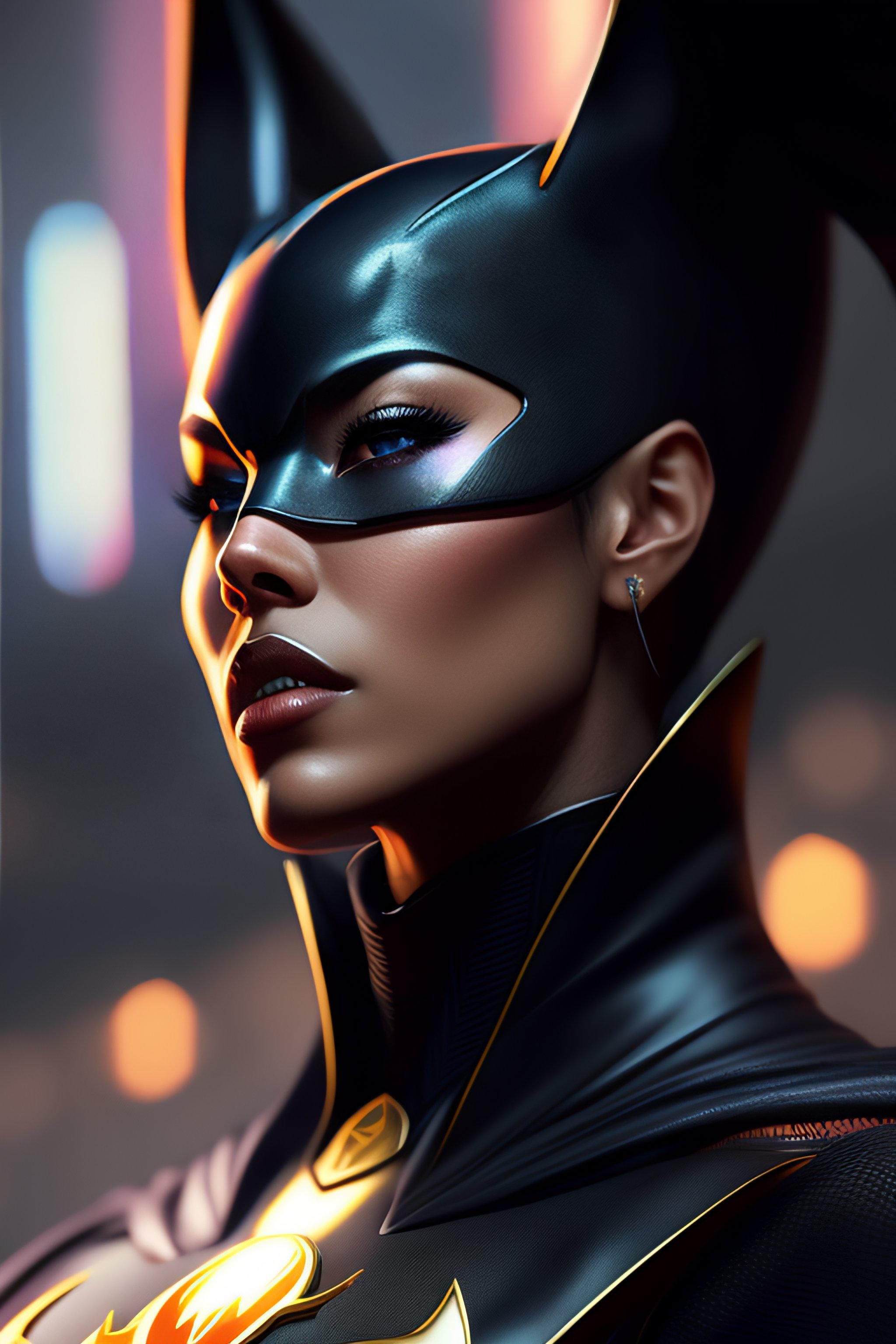 Lexica - Batman cyberpunk sharp details, sharp focus, elegant, highly ...