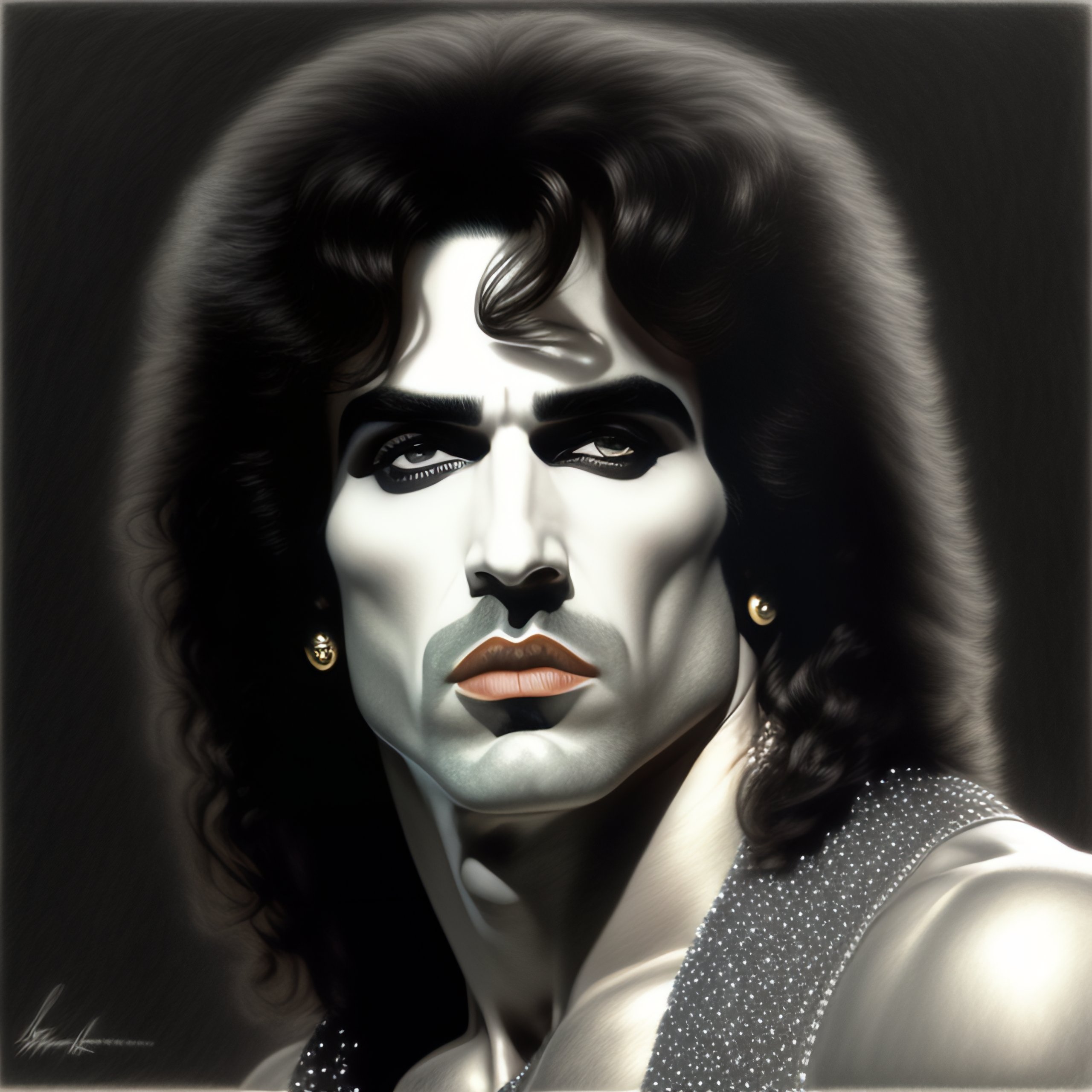 Paul Stanley Drawing
