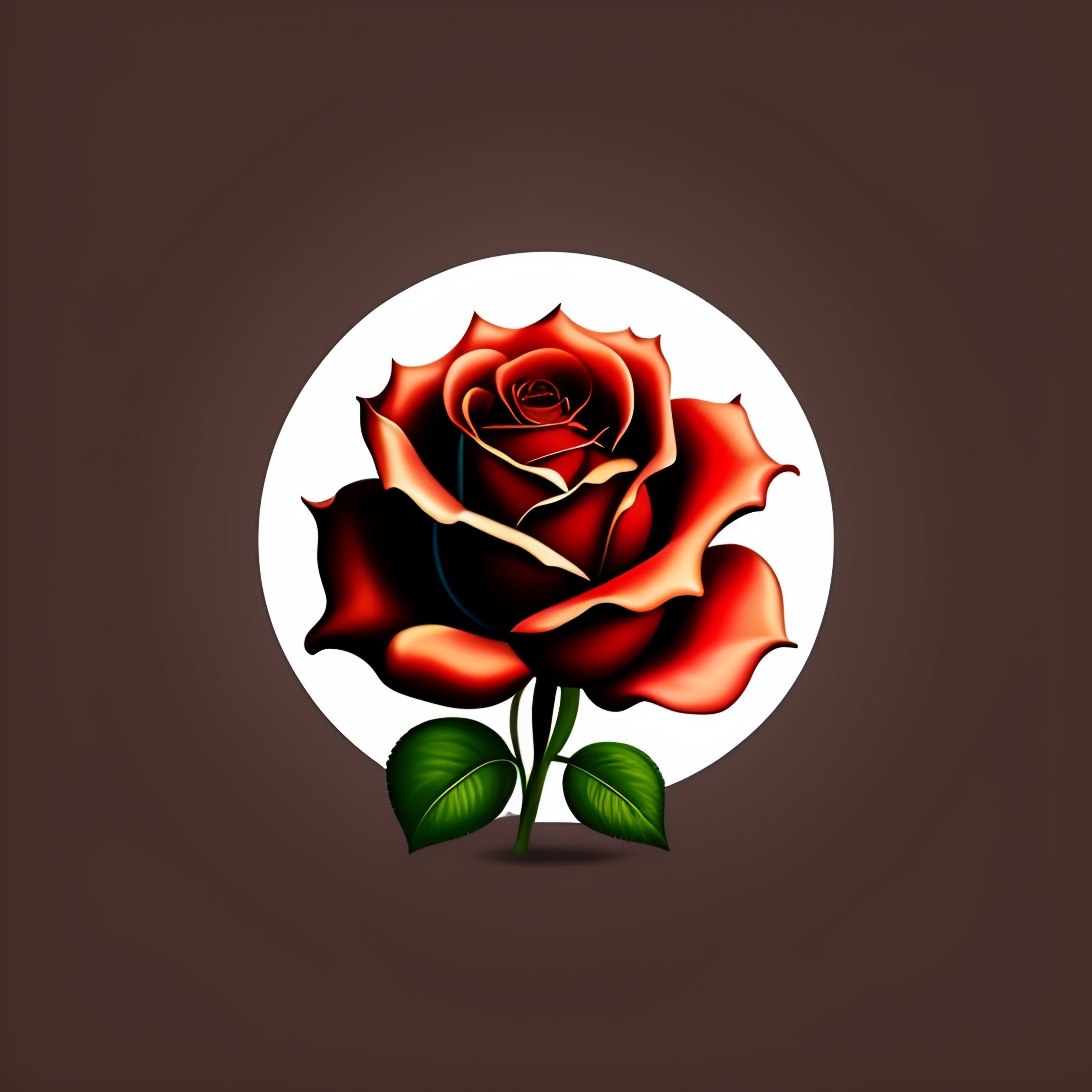 Lexica - Logo of an rose selling company, 2d, flat, vector logo ...