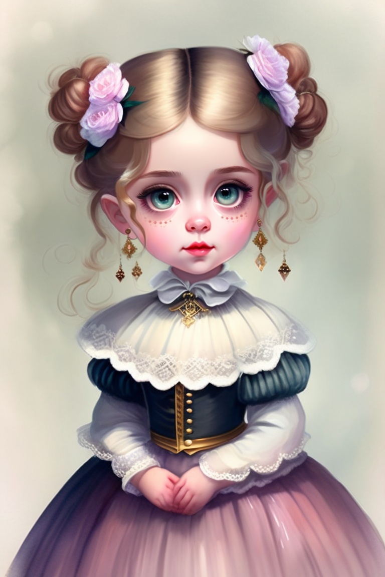 Lexica - A cute and innocent horror story narrator with wide doe-like ...