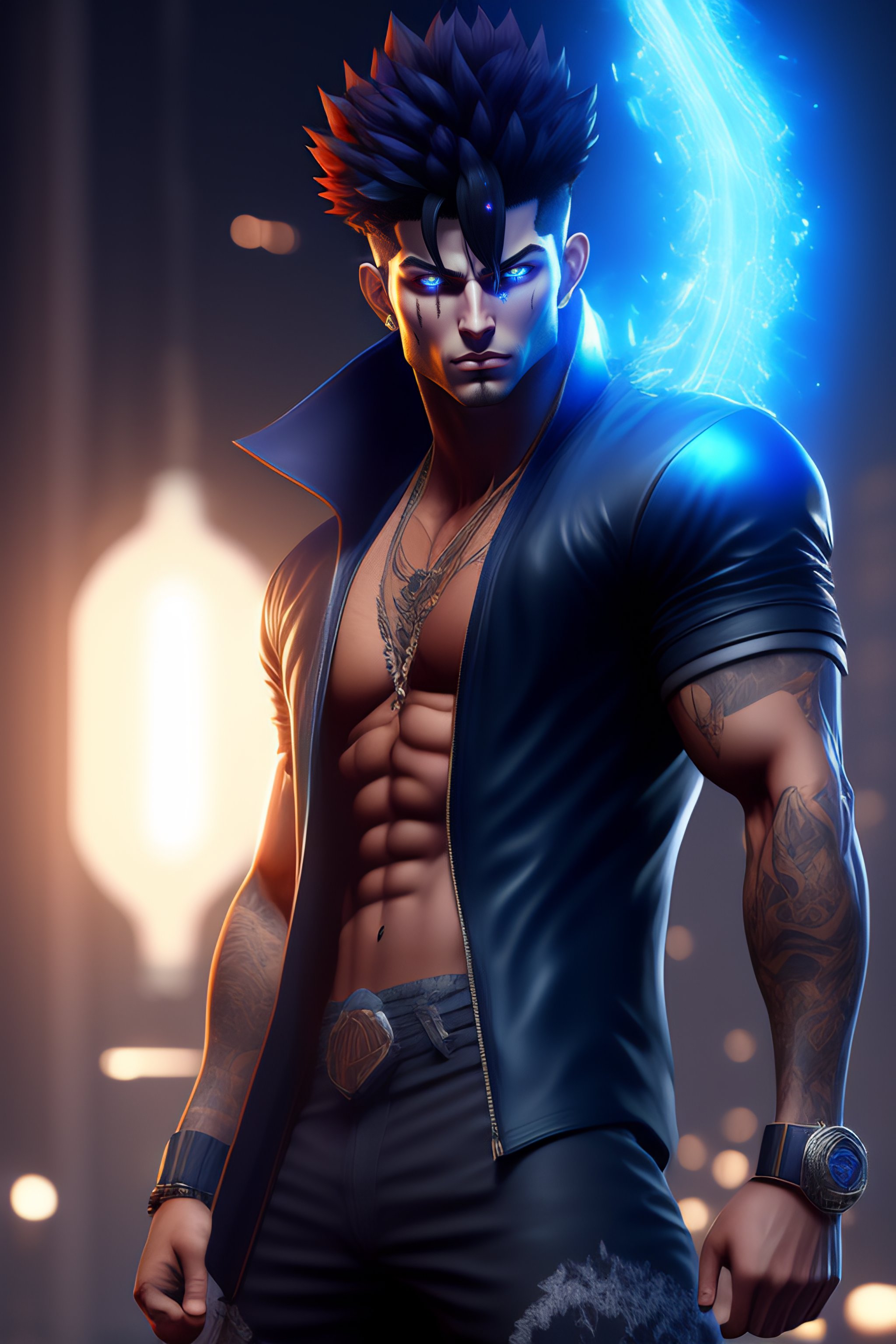 Lexica - Highly detailed dabi with mythic style, radiant light, full ...