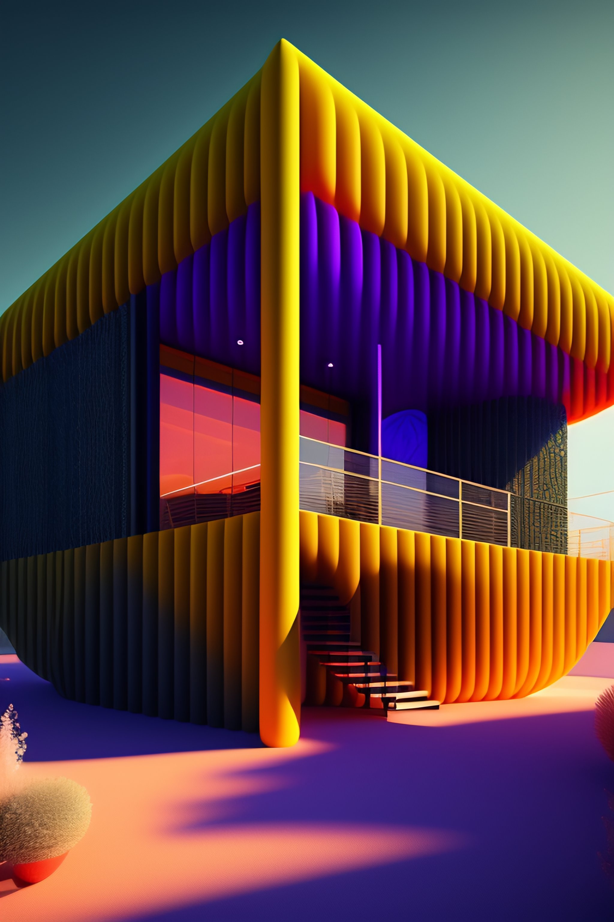 Lexica - The most psychedelic geometric patterned modern home ...