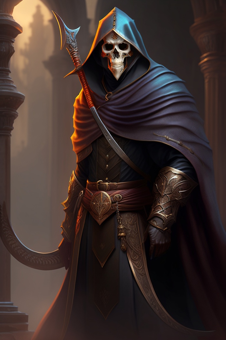 Lexica - Bring to life a shadowy reaper, donned in tattered robes ...