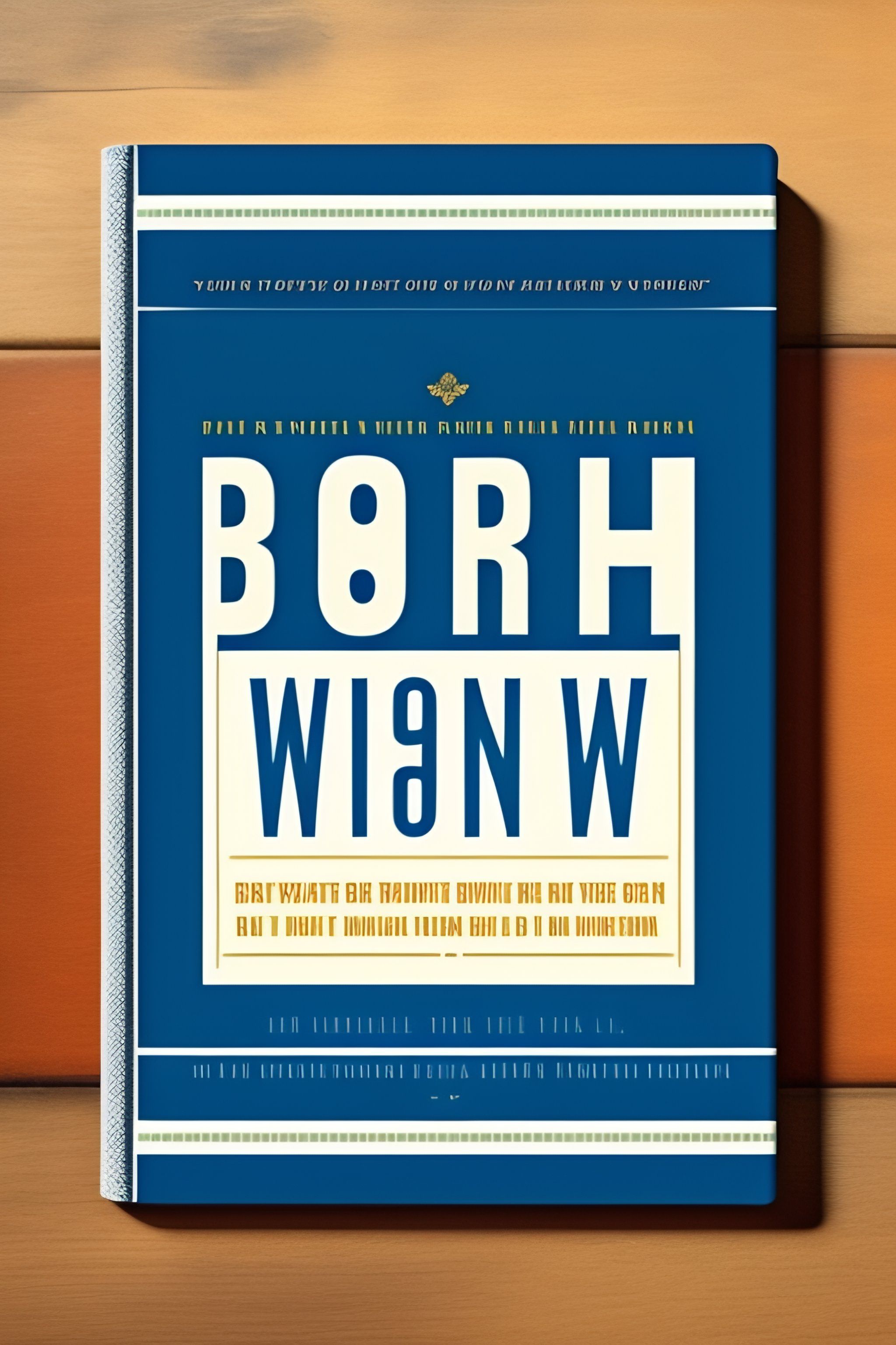 Lexica - Create a book cover with the title "Born To Win" by author Zig ...