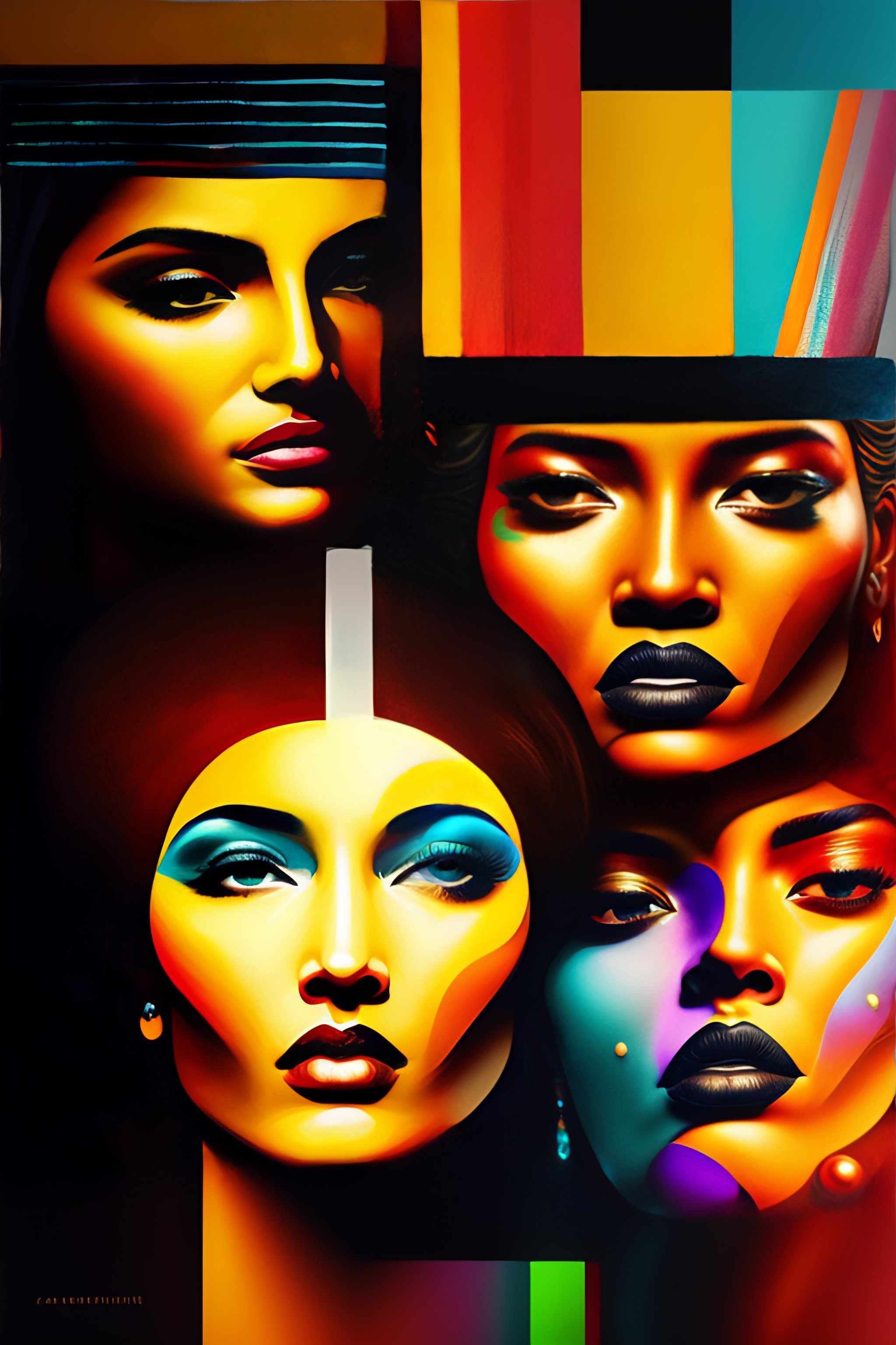 Lexica - MANY ABSTRACT FACES