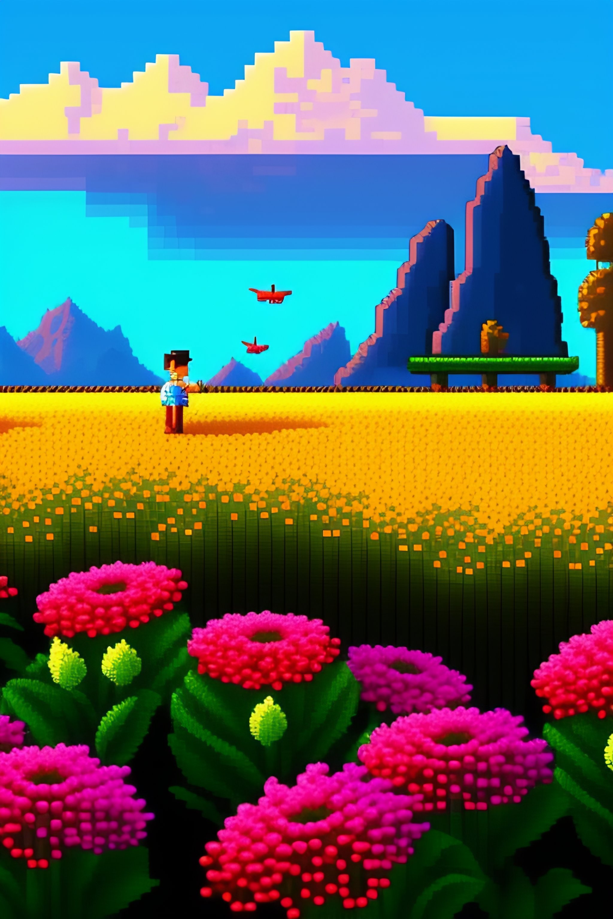 Lexica - Pixel art san francisco. 3d pixel art 4k wallpaper. incredible ...