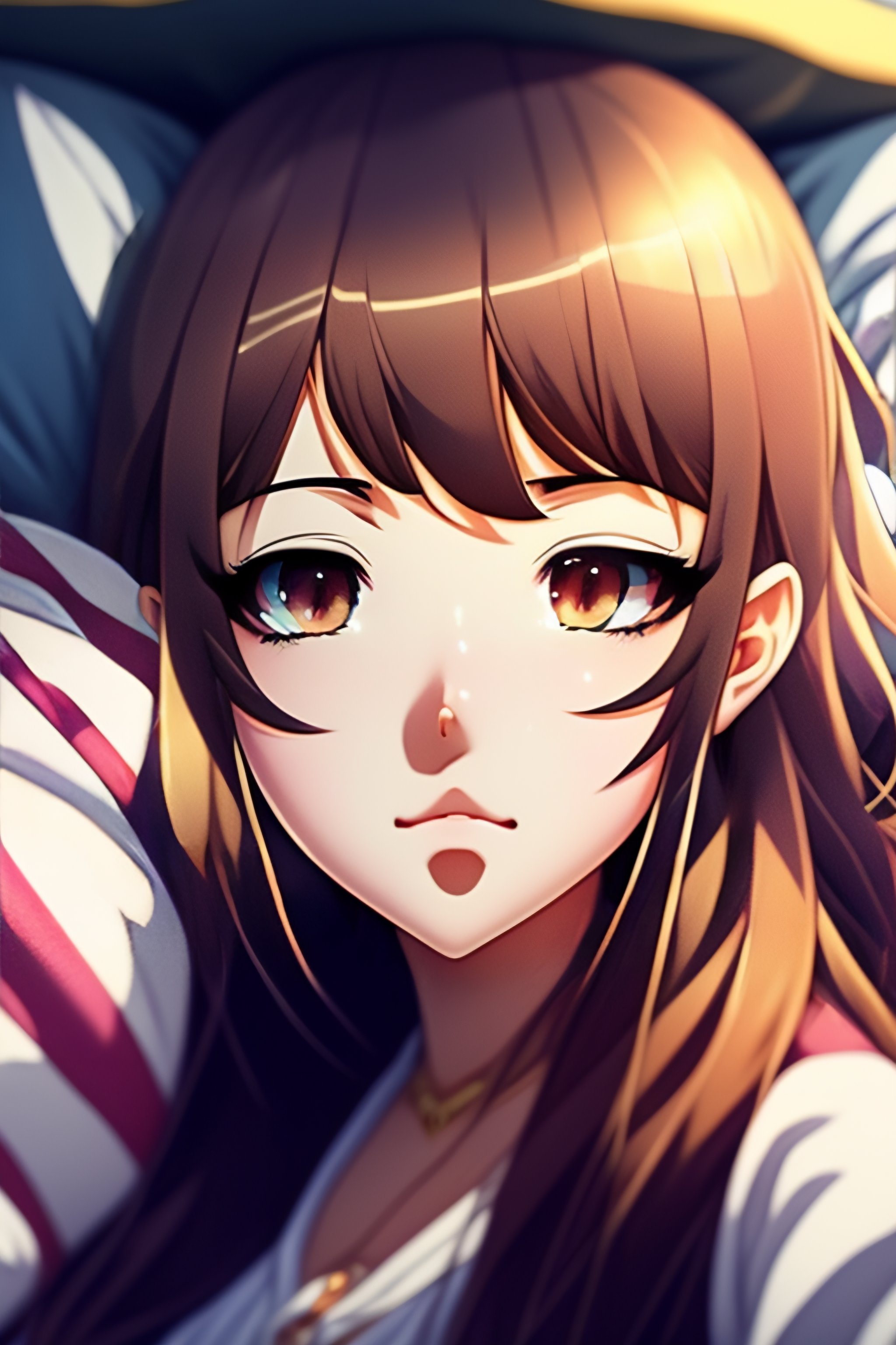 Lexica - Anime of girl, beautiful face, anime, a head shot, face up, in ...