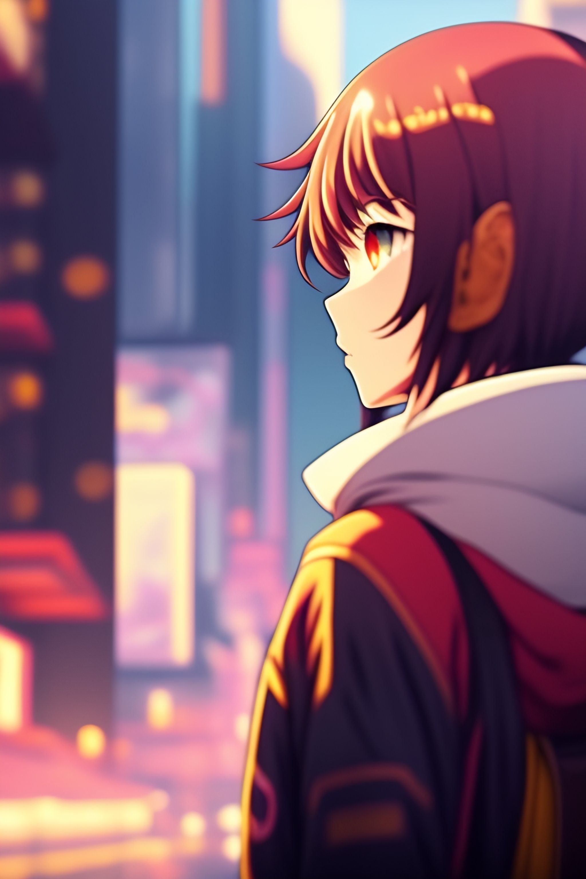 Lexica - Anime streaming lofi digital art 4k