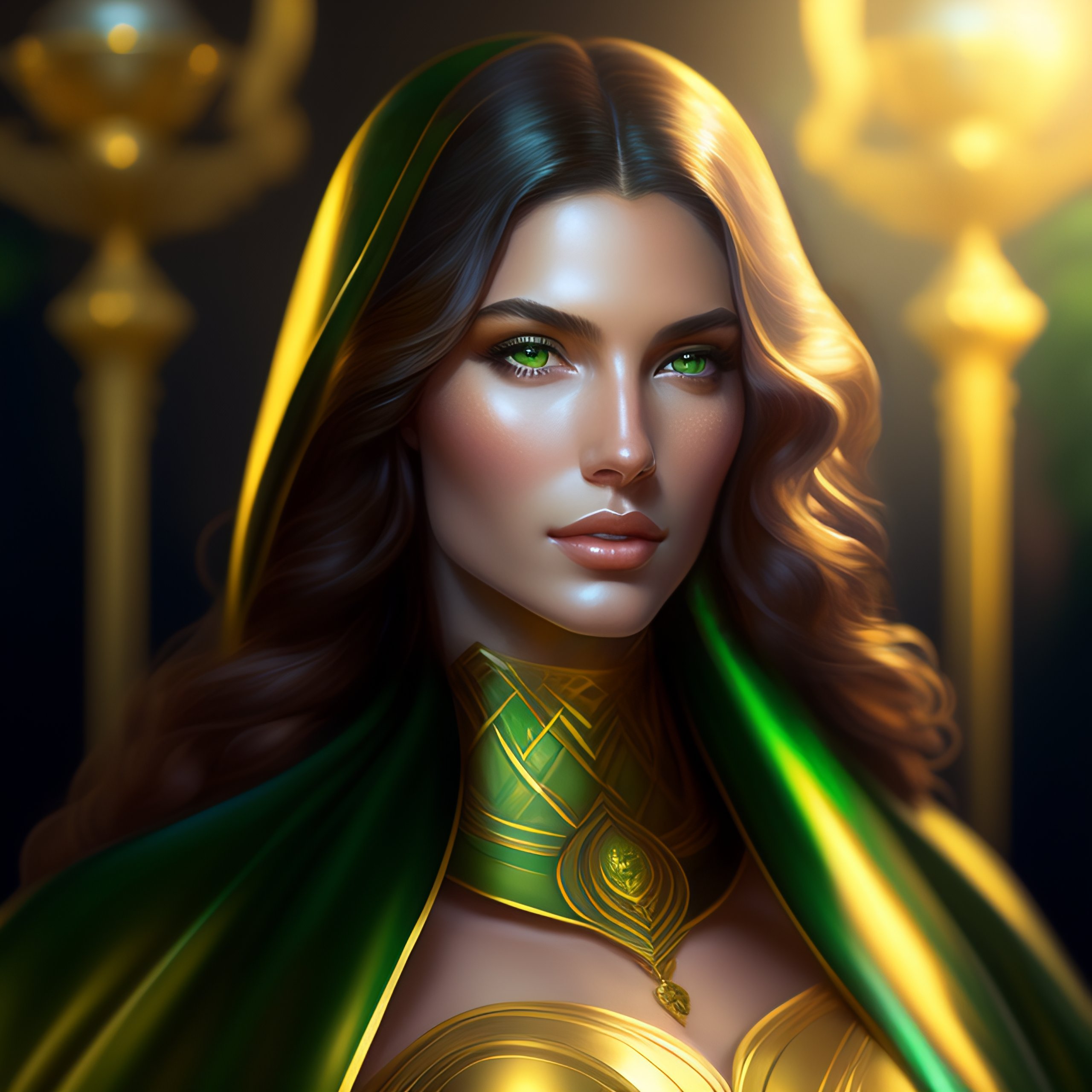 Lexica - Symmetry!! full body portrait of a shapely beautiful queen ...