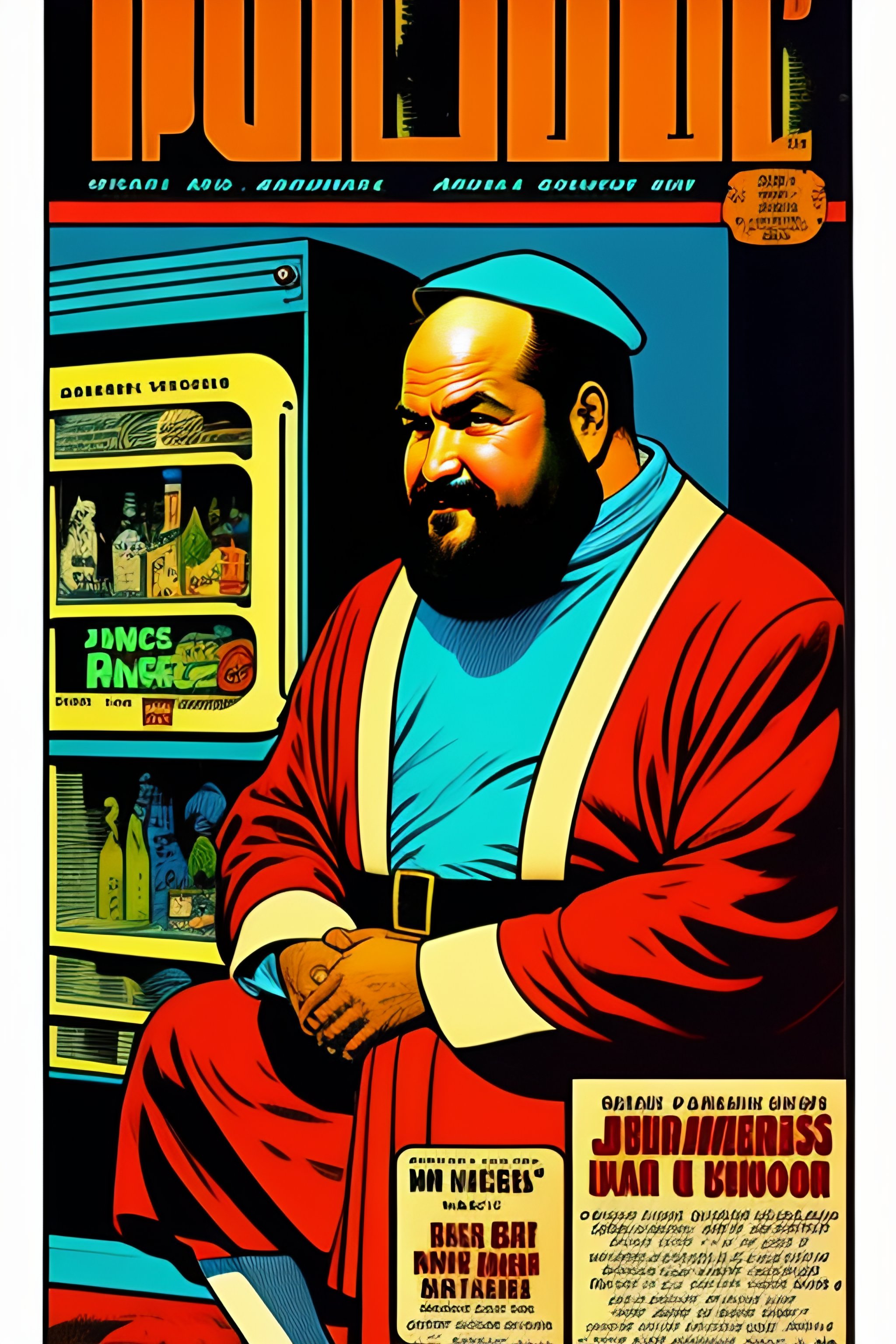 Lexica - ((square format)), vintage comic book cover illustration of ...