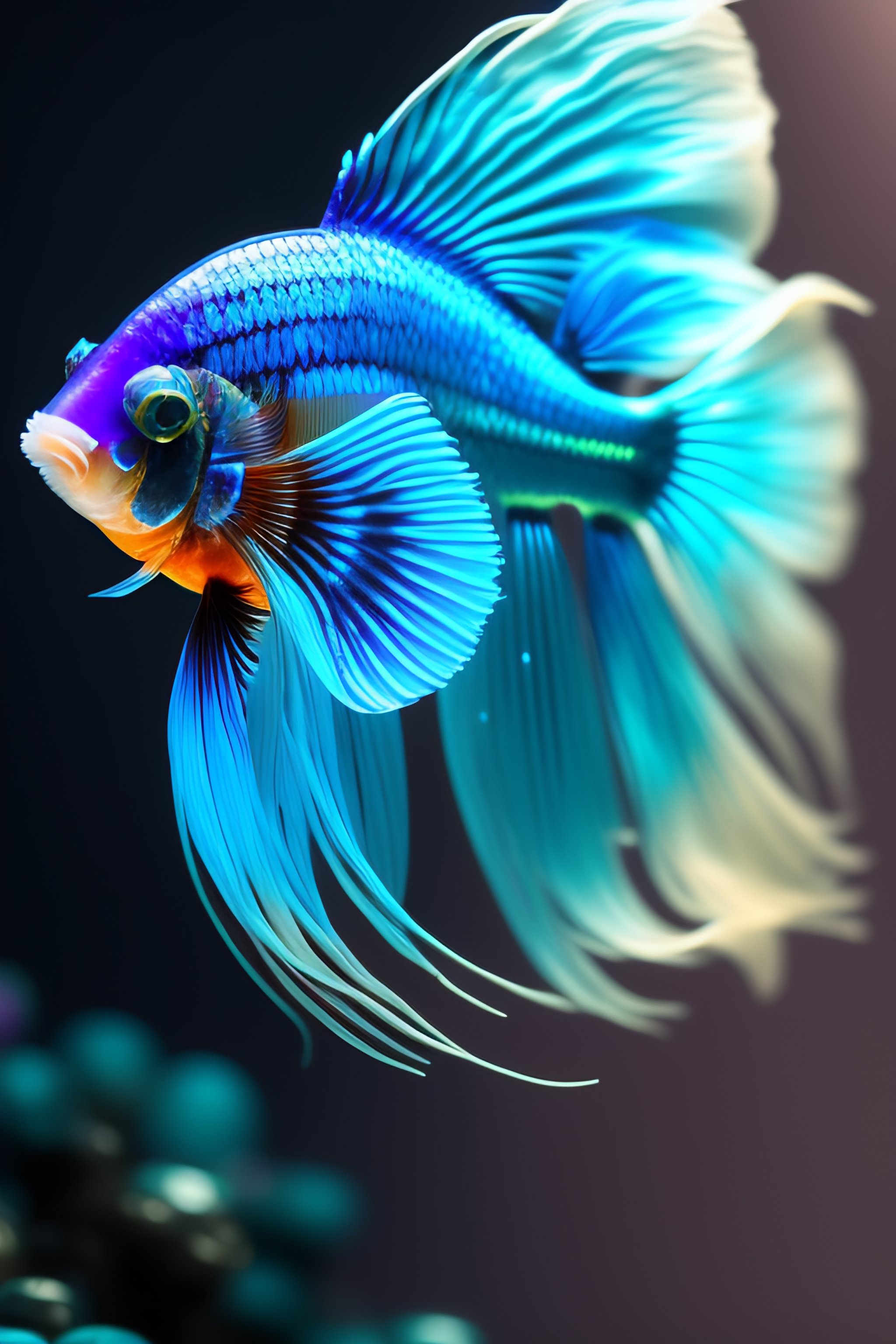 Lexica - Robotic cyber punk Betta fish