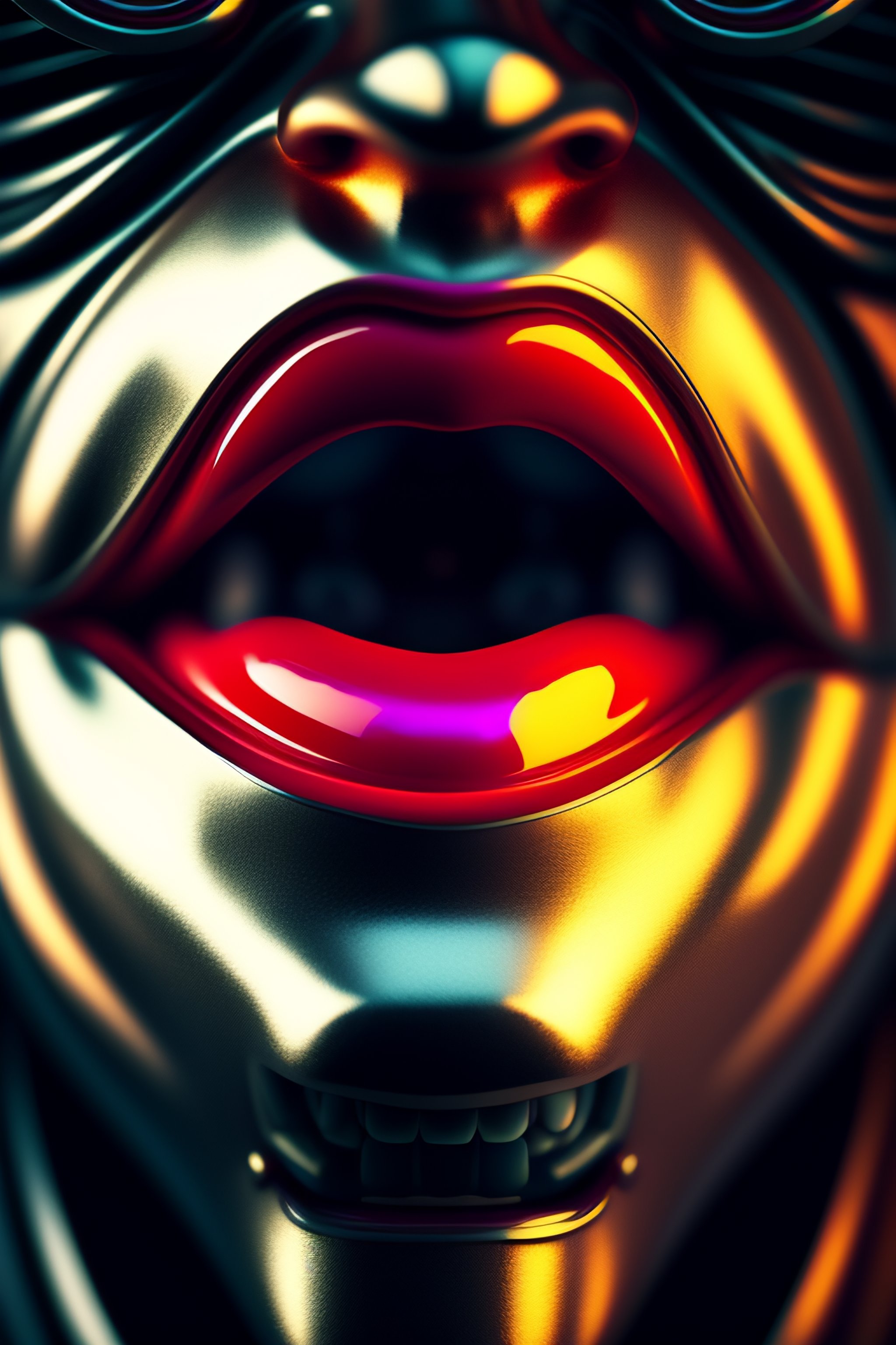 Lexica - Picture of a mouth, beautiful Vampire fangs out of mouth ...
