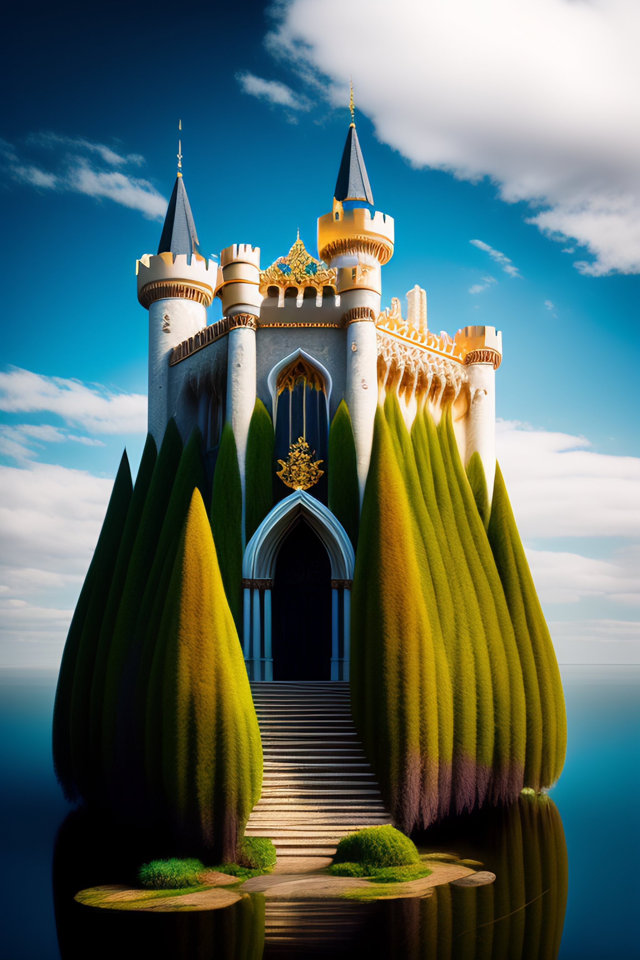 Lexica - Flying marble castle