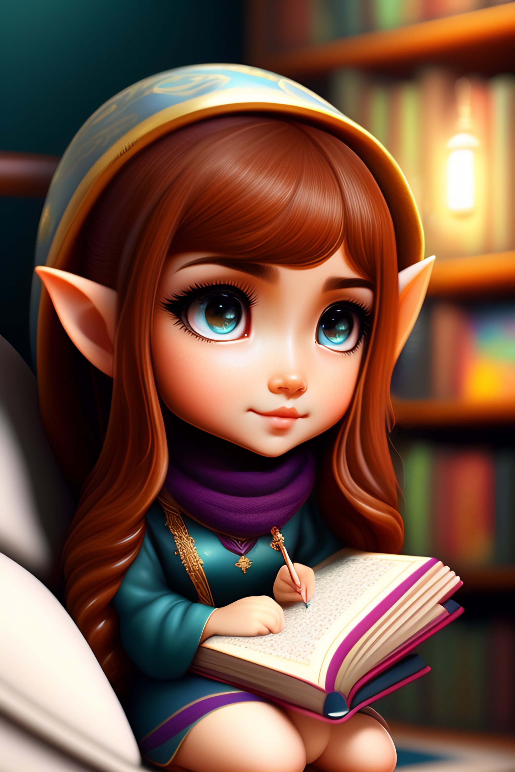 Chibi Reading Book