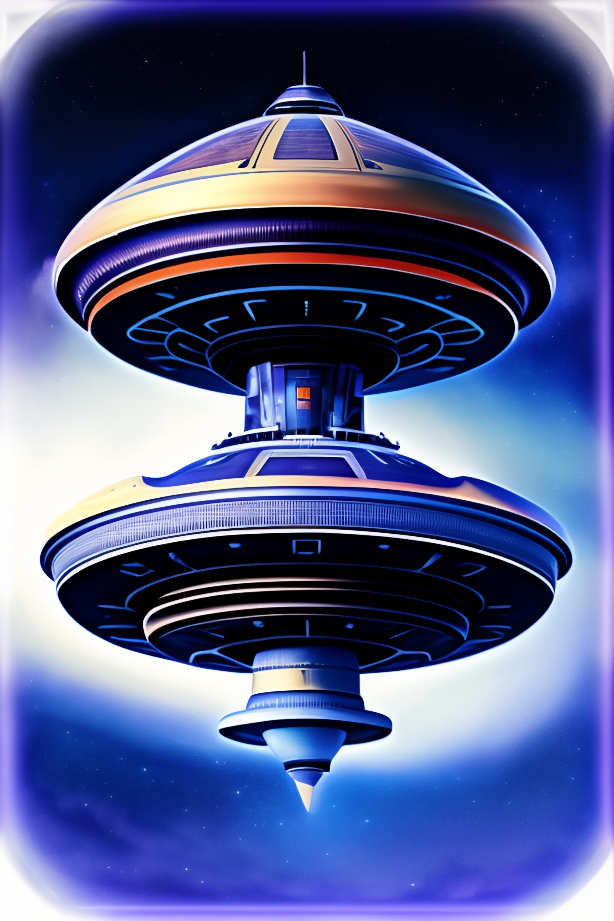 Lexica - Alien spaceship, in the style of DaVinci invention sketches ...