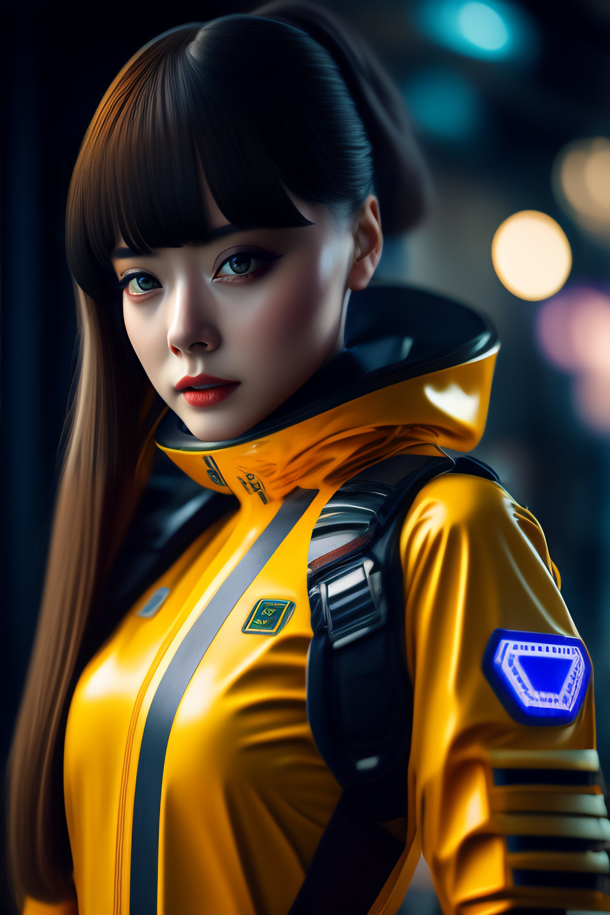 Lexica - Photoreal, cosplay, Cosplayer, cyber punk, Kanna Hashimoto ...