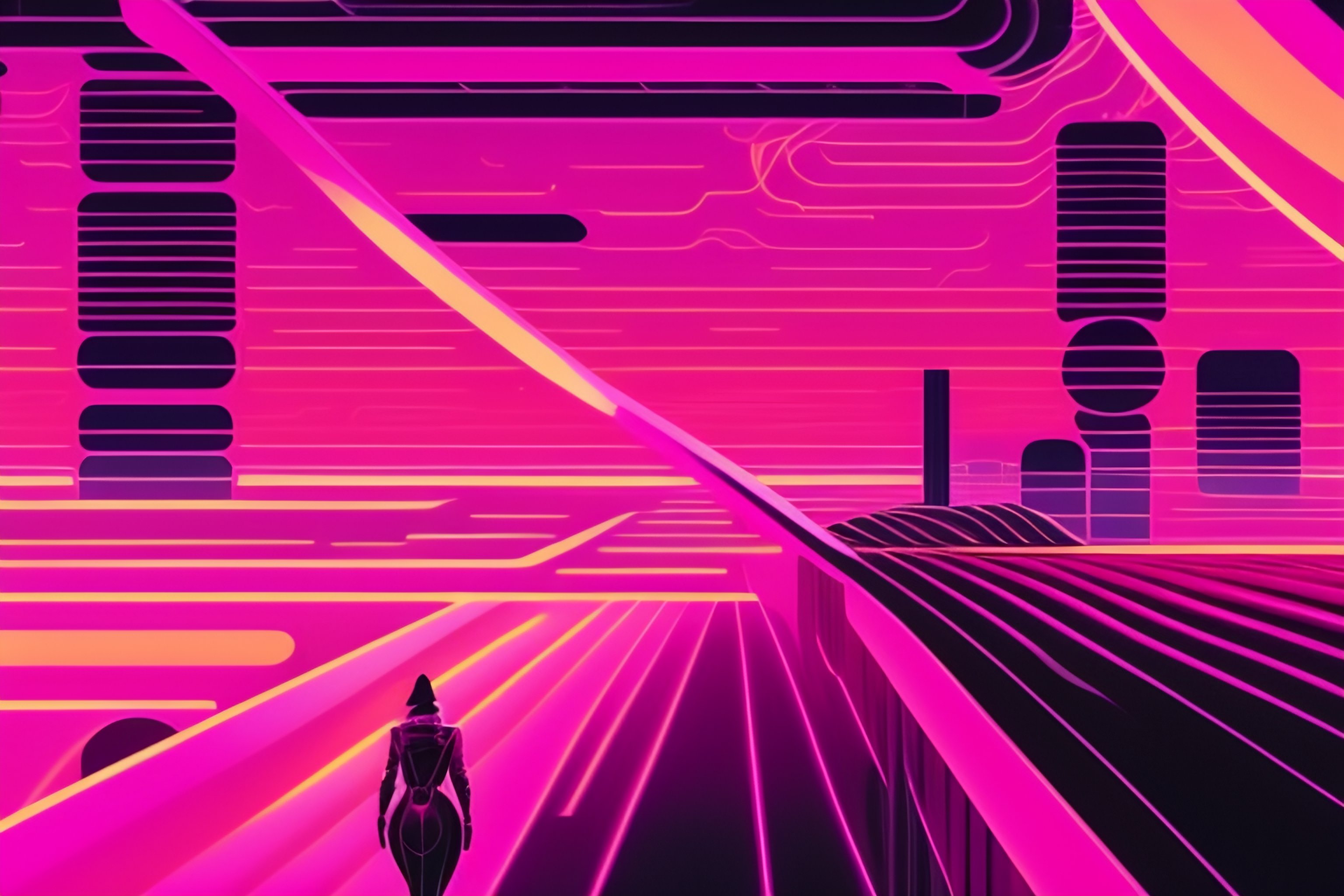 Lexica - Highly detailed 70s futuristic illustration of DNA in a ...