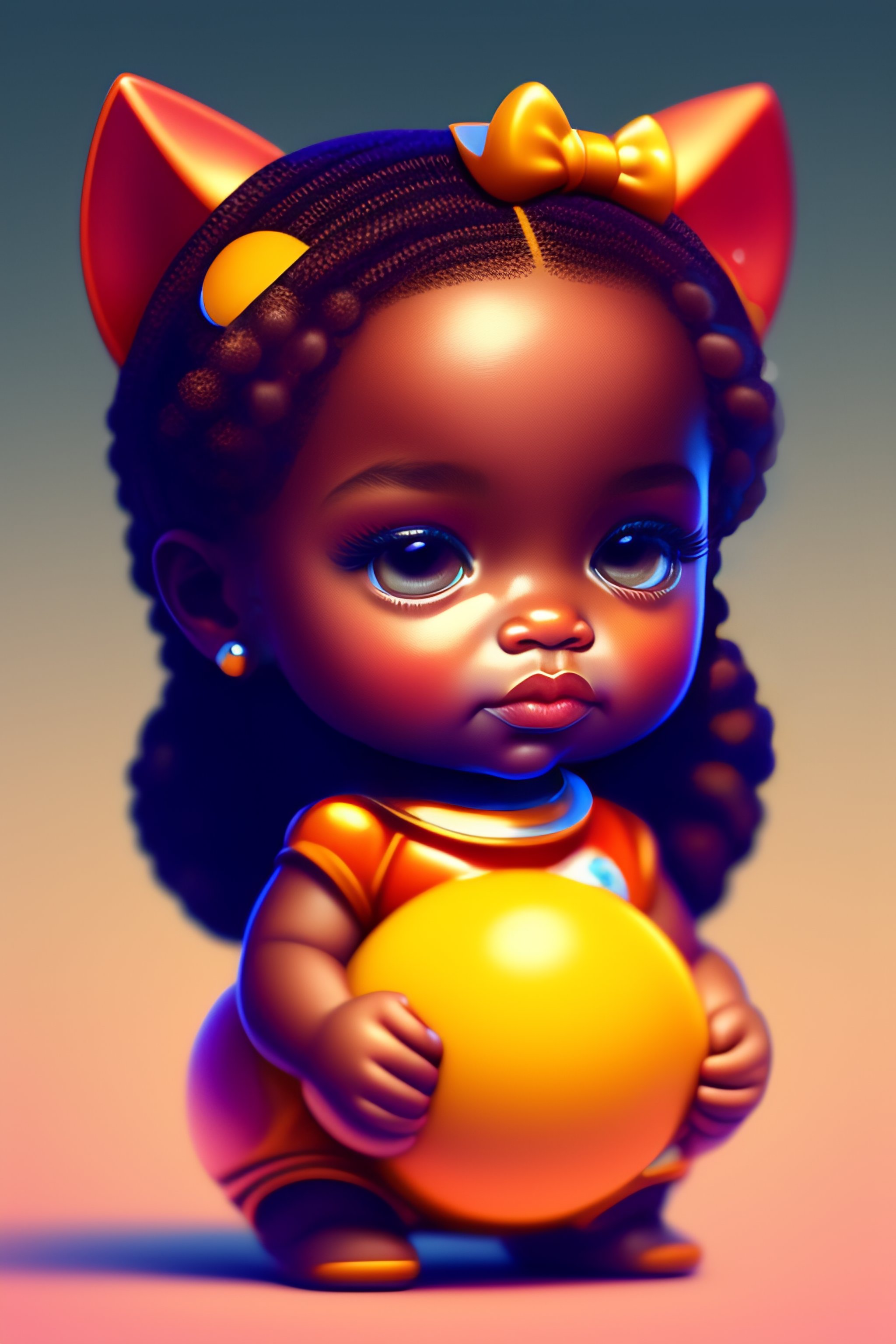 Lexica - Cute and adorable cartoon Beyonce baby, fantasy, dreamlike ...