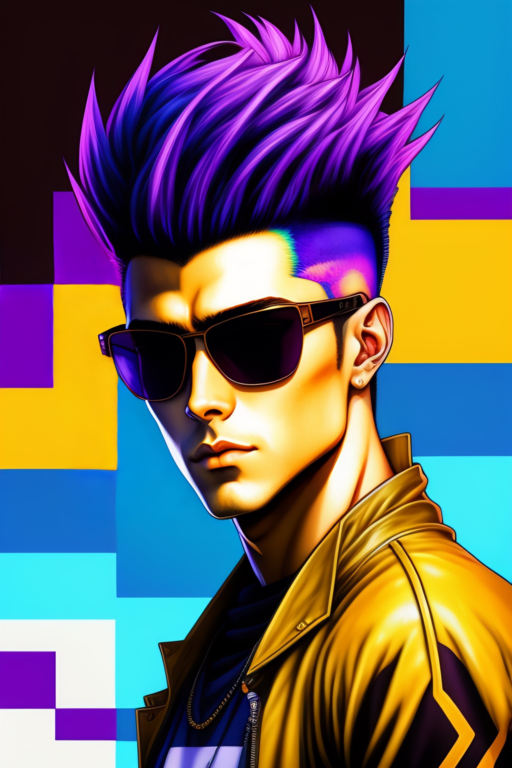 Lexica - Vintage 90's anime style. Highly detailed portrait of a chess ...